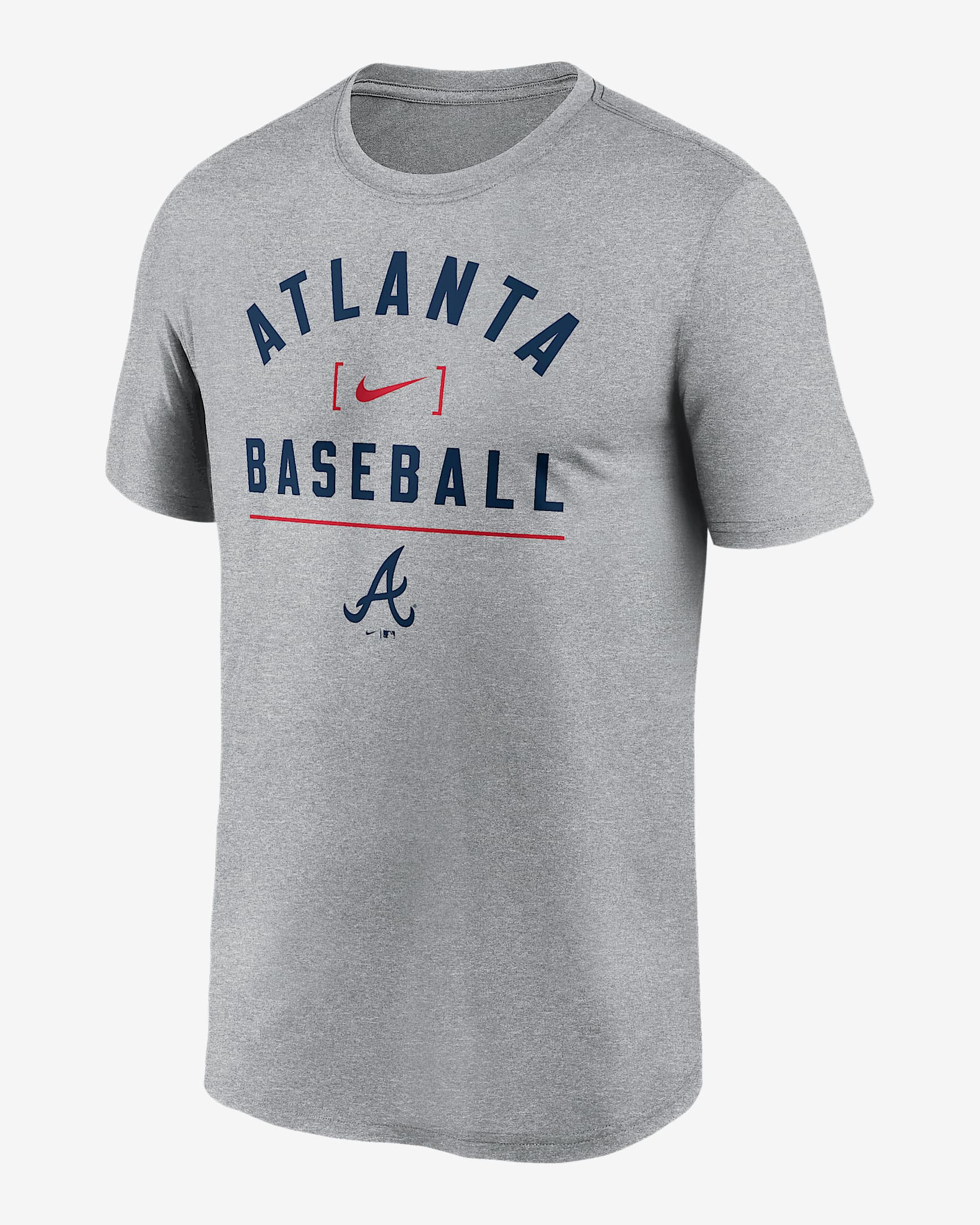 Playera Nike Dri-FIT de la MLB para hombre Atlanta Braves Arch Baseball ...