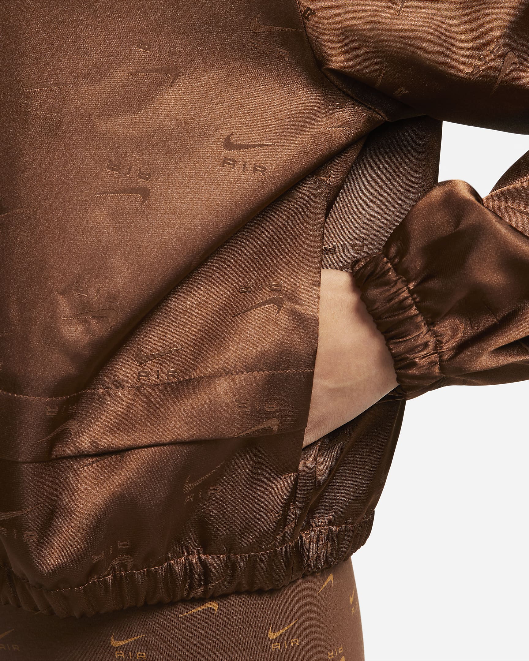 Nike Air Women's Full-Zip Satin Jacket. Nike CH