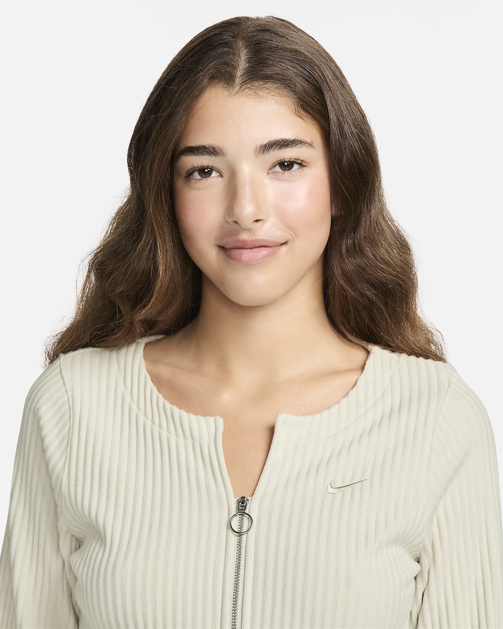 Nike Sportswear Chill Knit Women's Slim Full-Zip Ribbed Cardigan. Nike UK