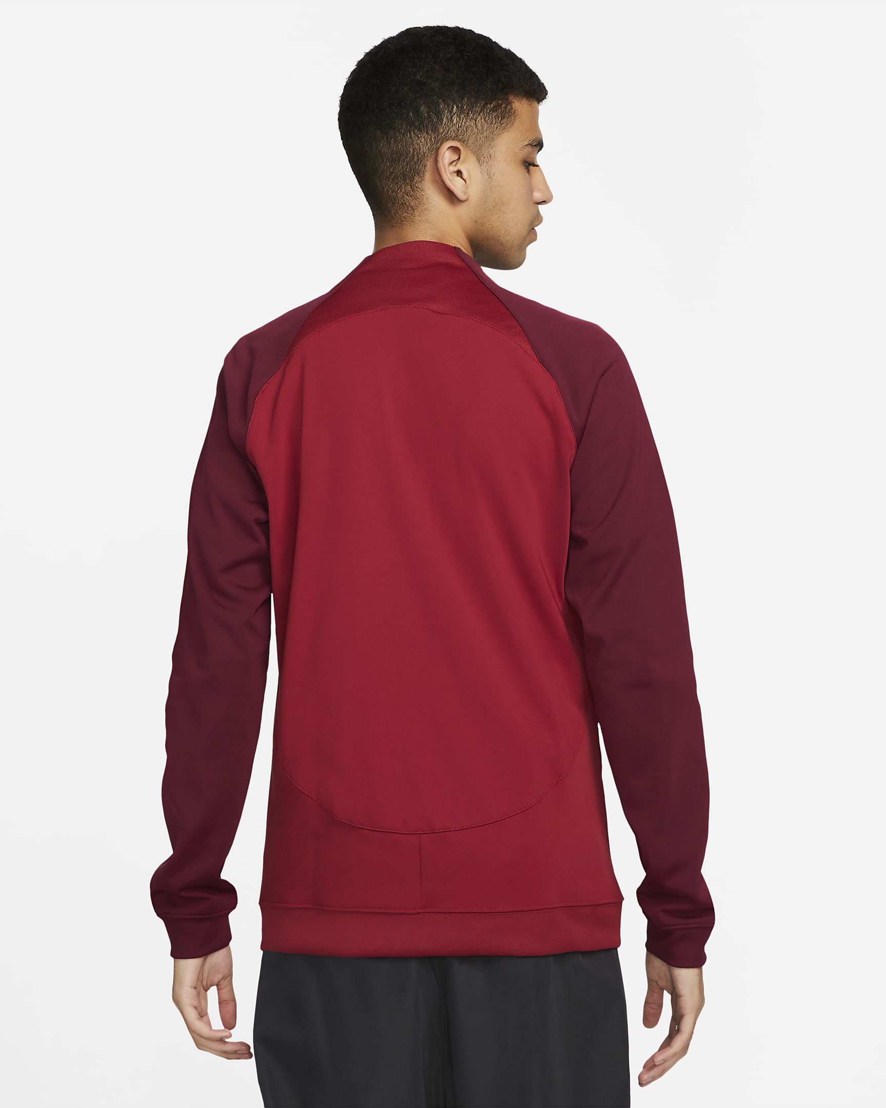 Qatar Academy Pro Men's Knit Football Jacket. Nike LU