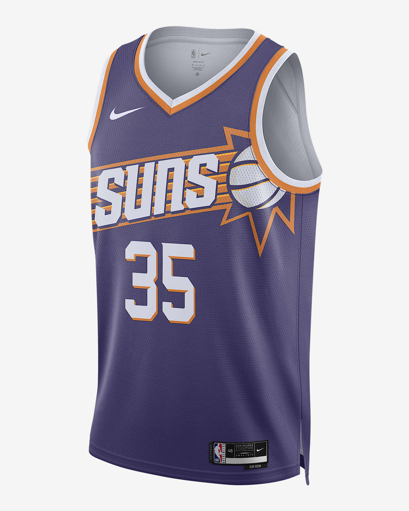 Phoenix Suns 2023/24 Icon Edition Nike Dri-FIT NBA Swingman Jersey. Nike PT