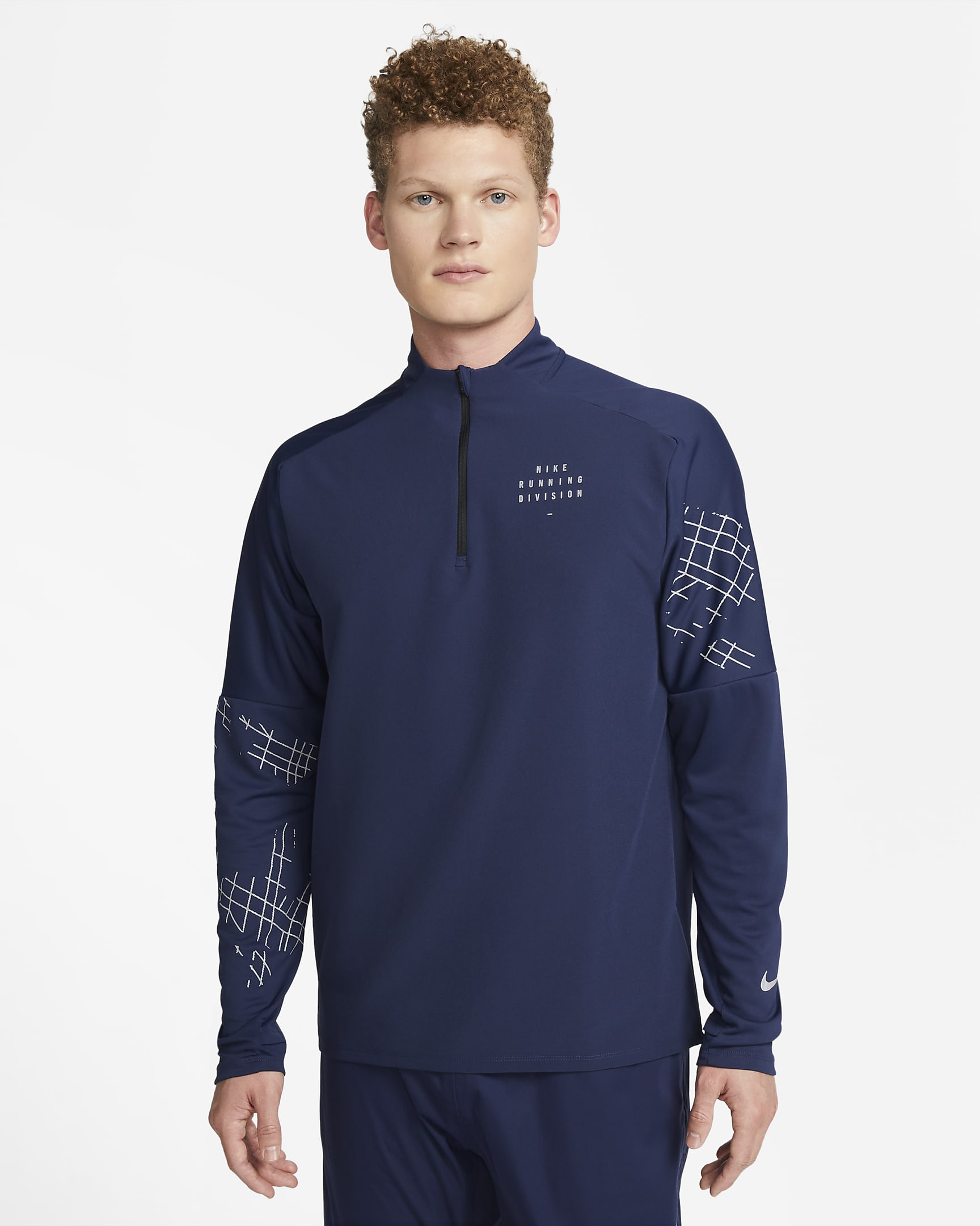 Nike Dri-FIT Run Division Men's 1/2-Zip Flash Running Top. Nike LU