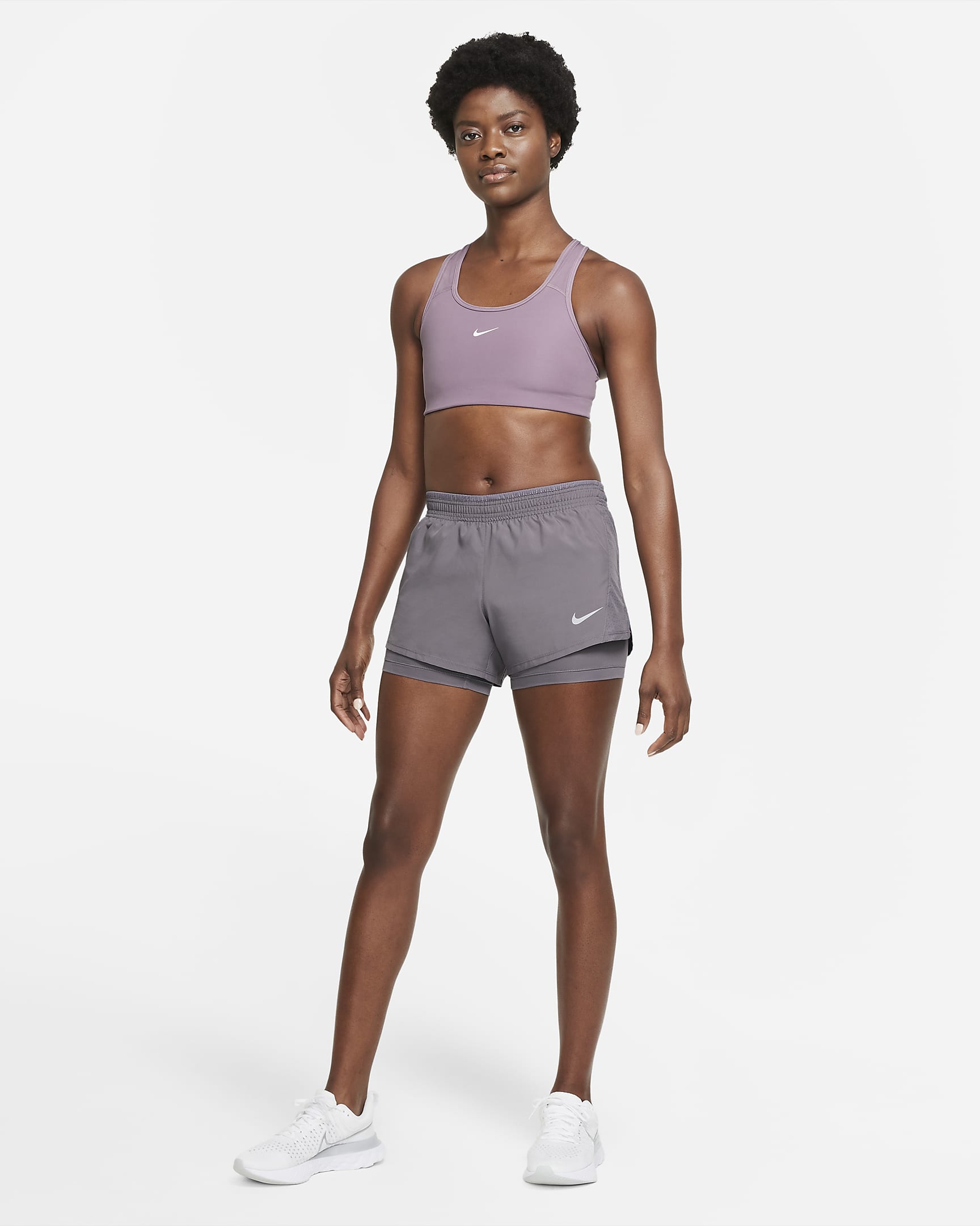 Nike 10K 2-i-1 løpeshorts til dame. Nike NO