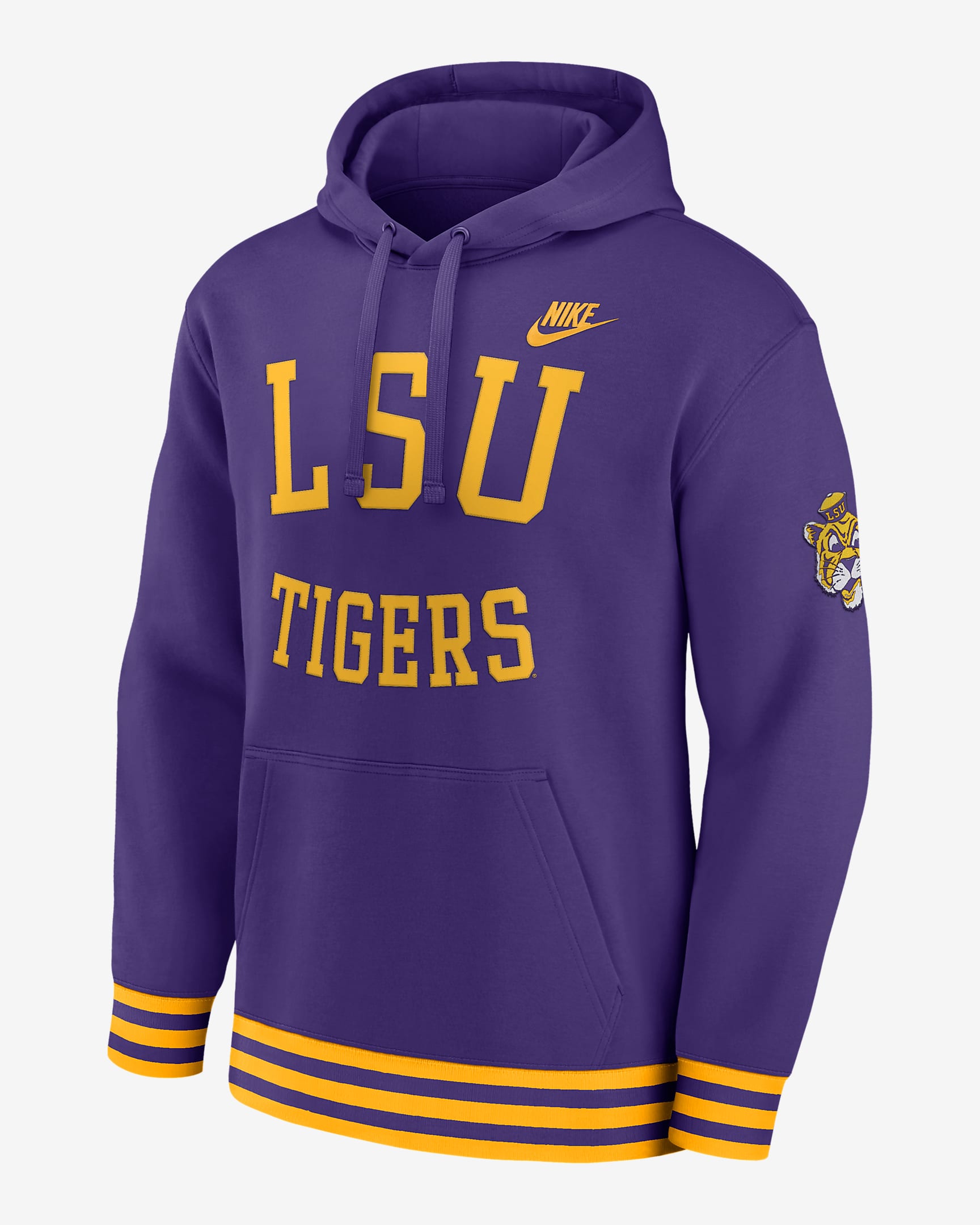 Sudadera con gorro sin cierre universitaria Nike para hombre LSU Tigers Legacy Retro. Nike.com