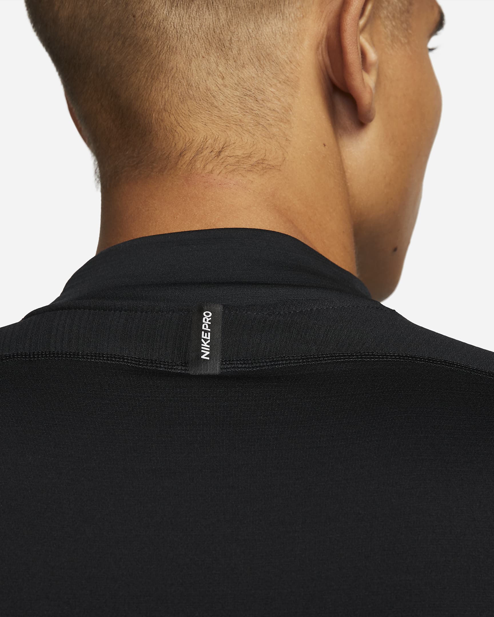 Nike Pro Warm Men's Long-Sleeve Mock-Neck Training Top. Nike AE