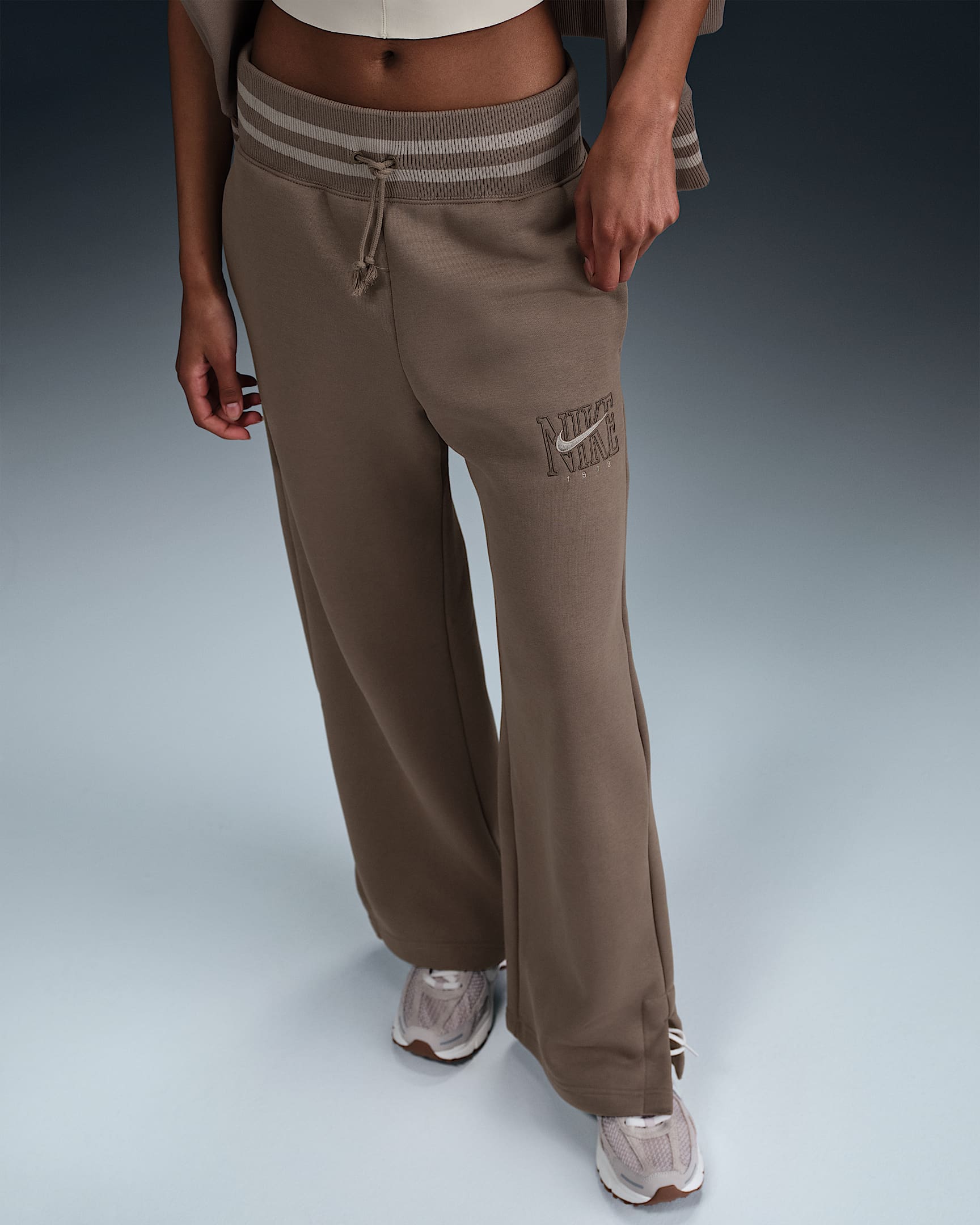 Nike Sportswear Phoenix Fleece Women's High-Waisted Wide-Leg Graphic ...