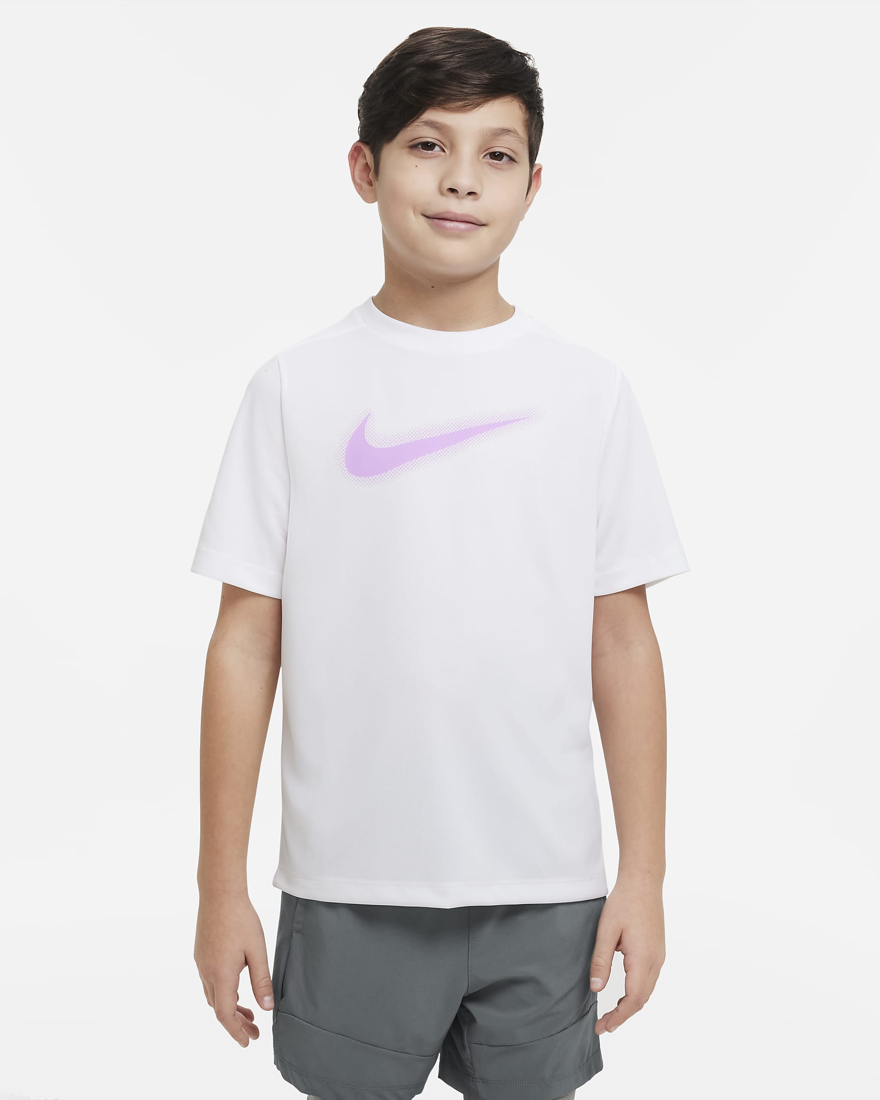 Haut de training Dri-FIT à motif Nike Multi pour ado (garçon). Nike LU