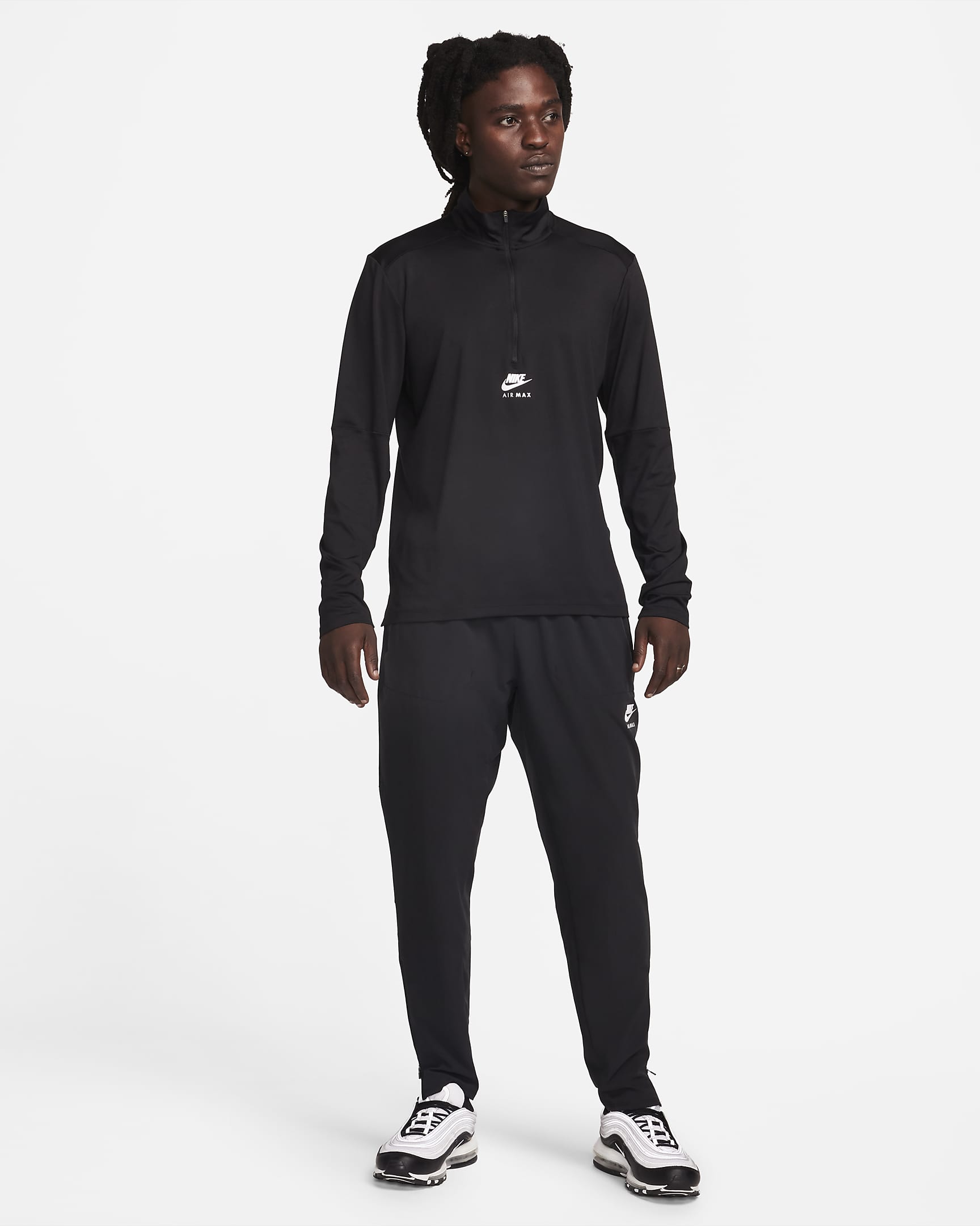 Nike Air Max Herrenoberteil mit Halbreißverschluss. Nike BE
