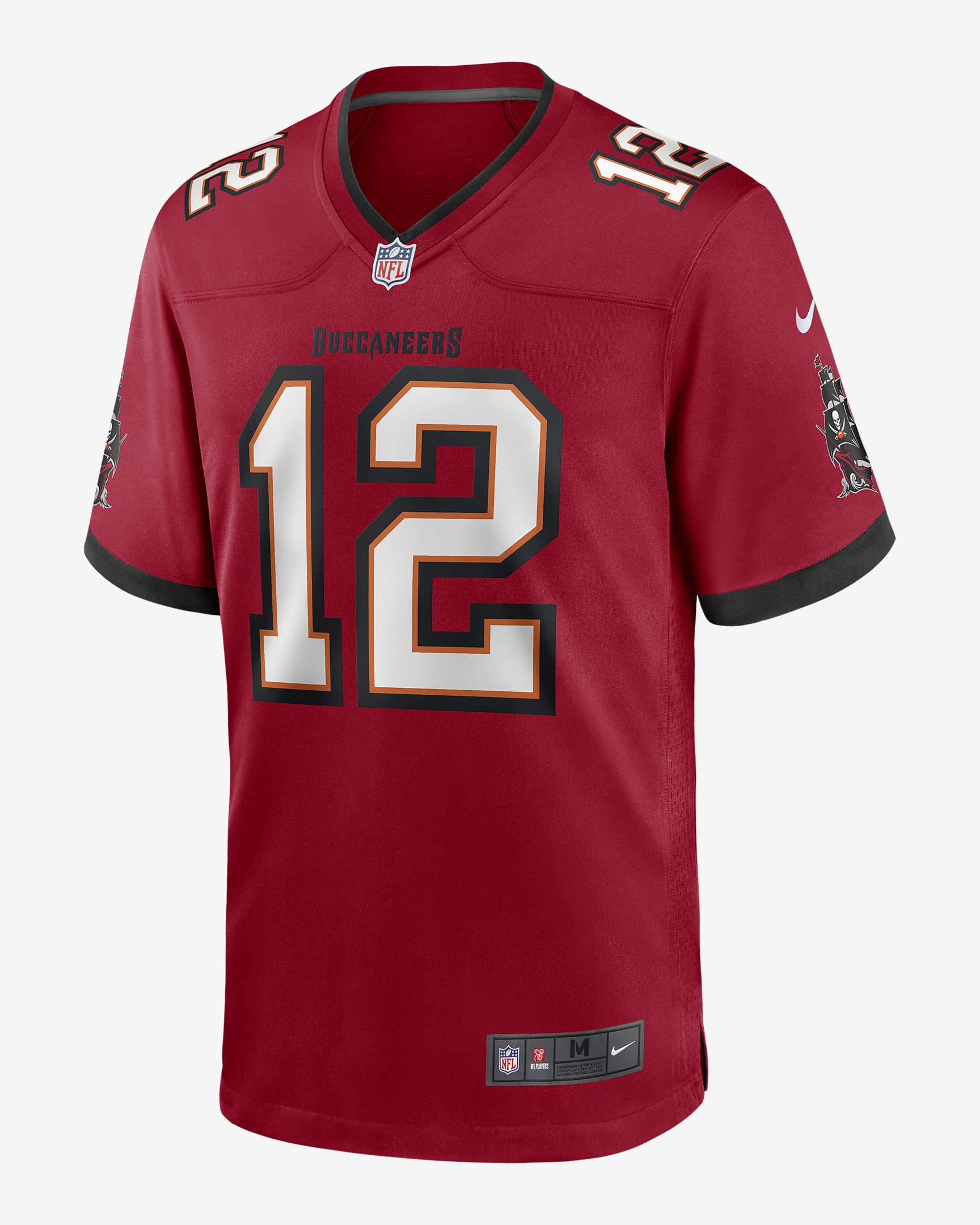 NFL Tampa Bay Buccaneers (Tom Brady) Men's Game Jersey. Nike HU