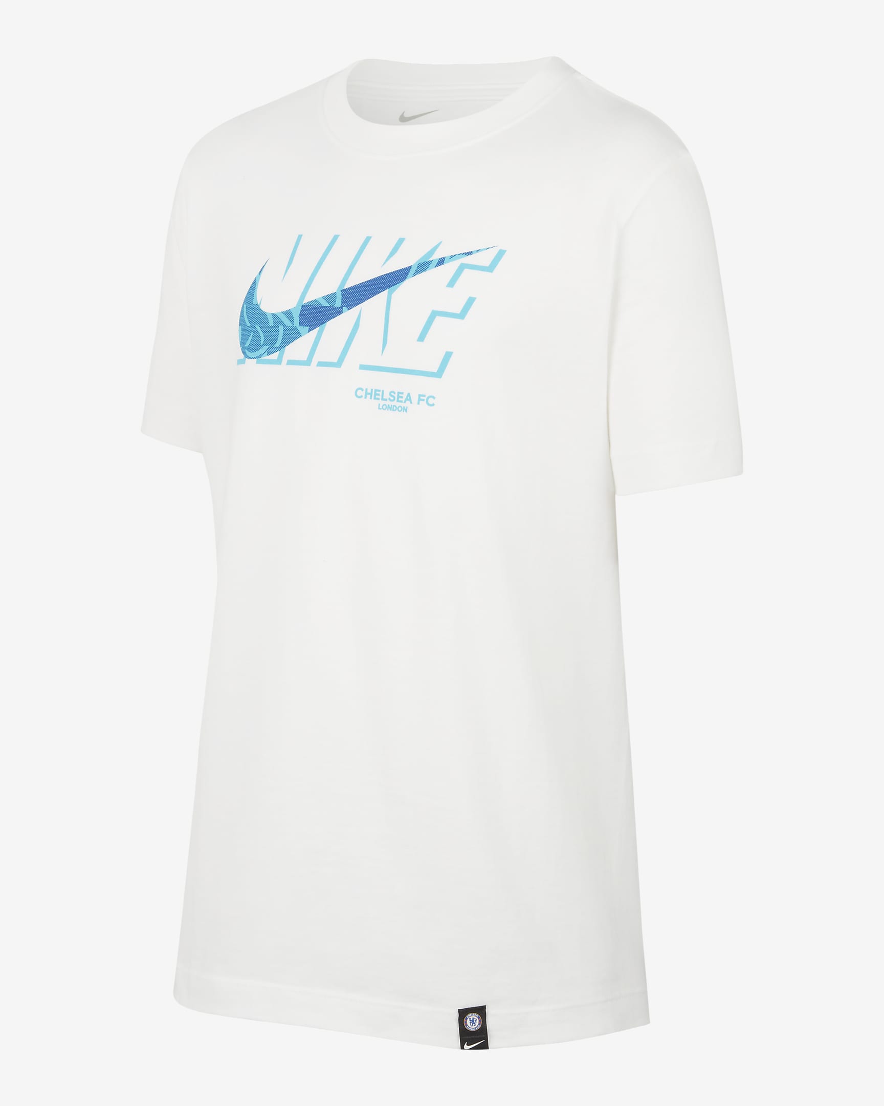 Chelsea F.C. Older Kids' Nike Football T-Shirt. Nike CH