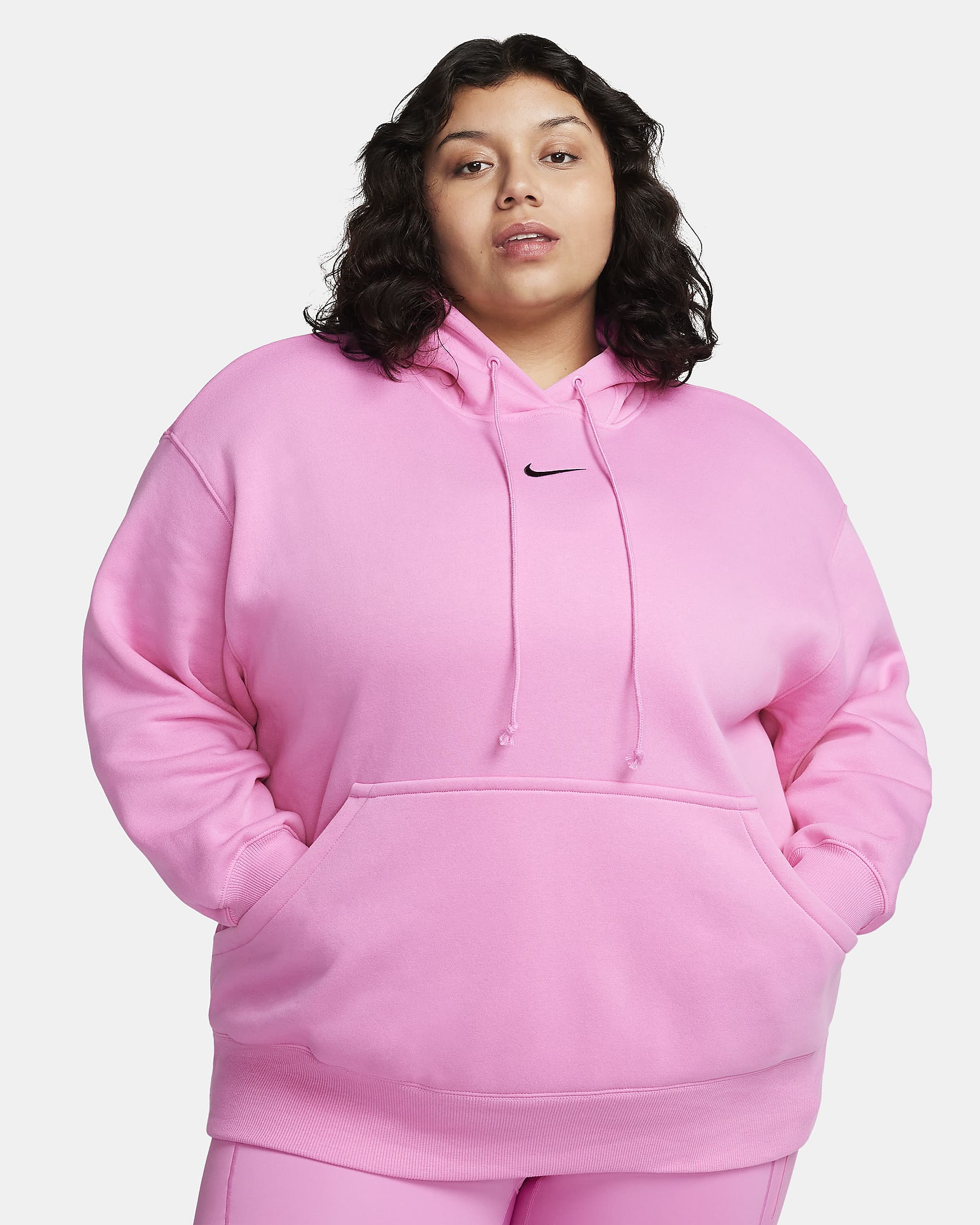 Nike Sportswear Phoenix Fleece Women's Oversized Pullover Hoodie (Plus Size). Nike LU