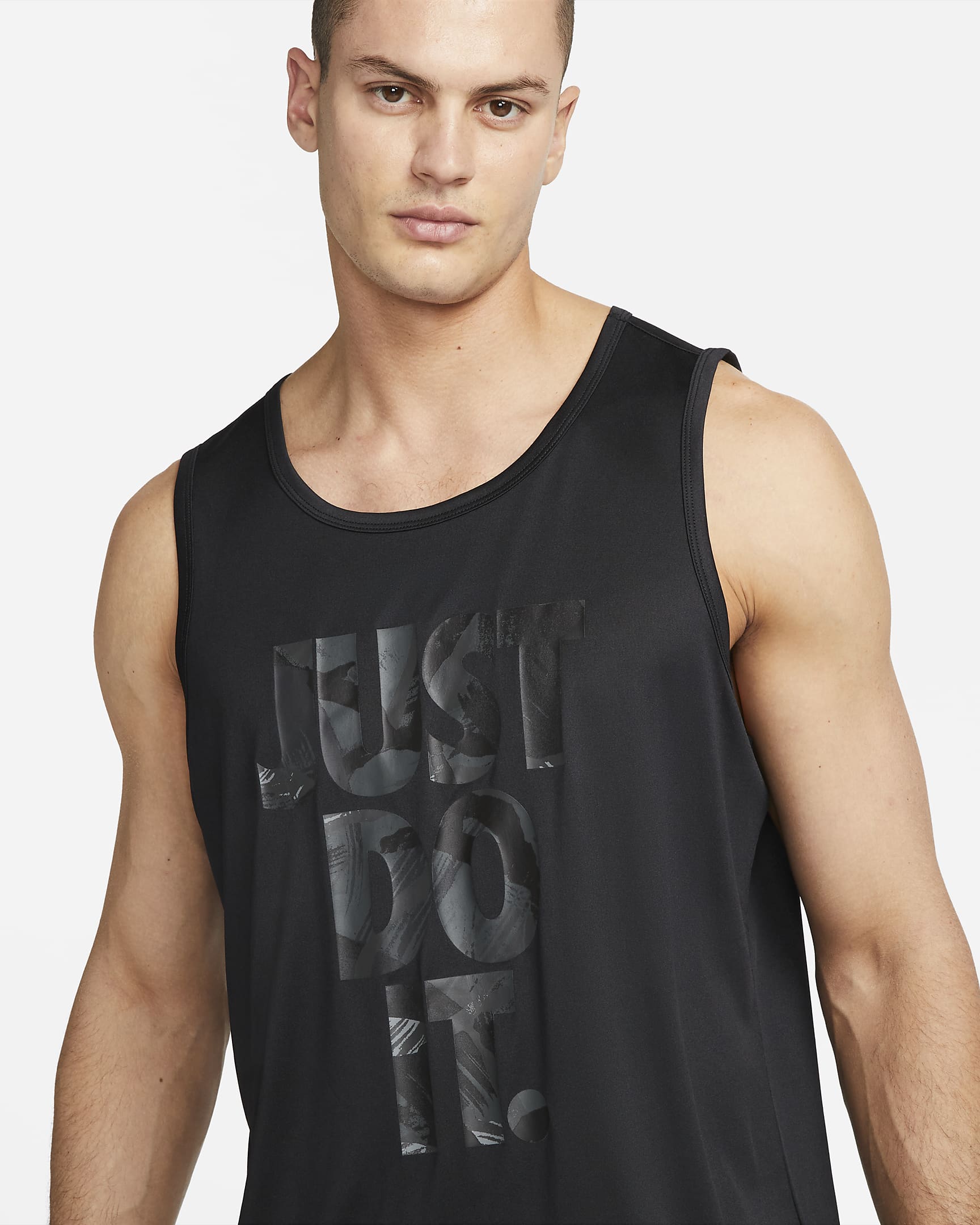 Haut de training sans manches à motif Nike Dri-FIT pour Homme. Nike LU
