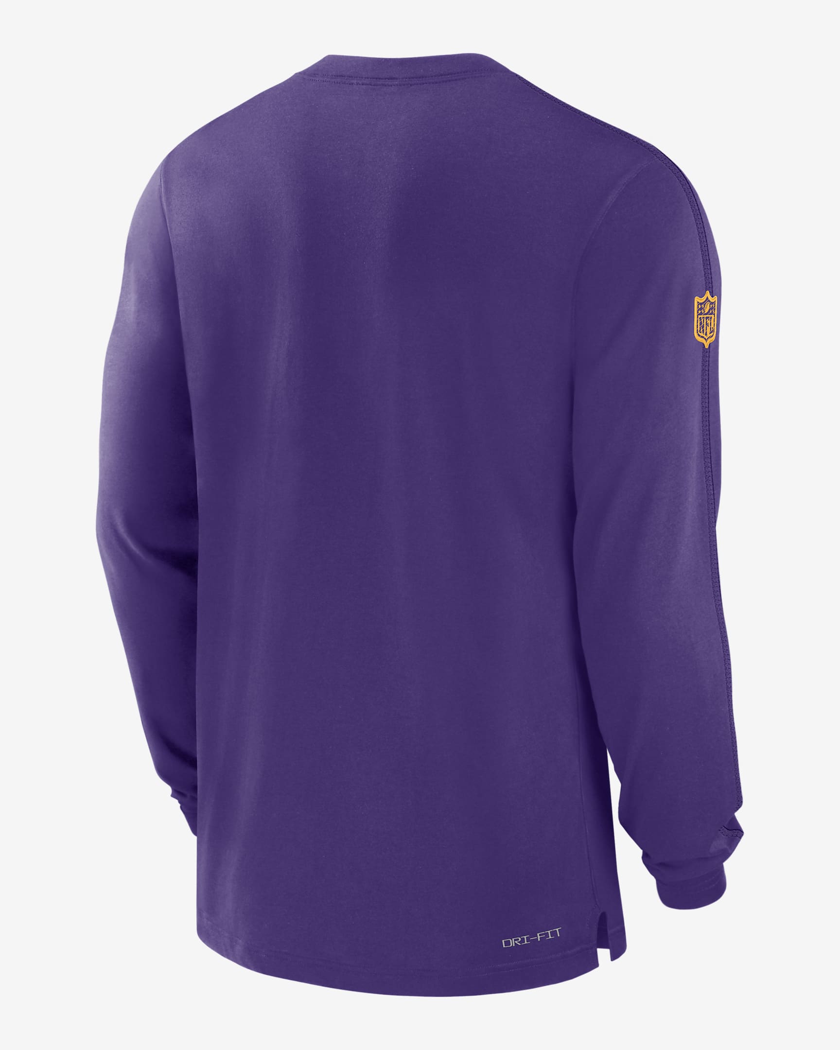 Playera de manga larga Nike Dri-FIT para hombre Minnesota Vikings Sideline Player Team Issue ...