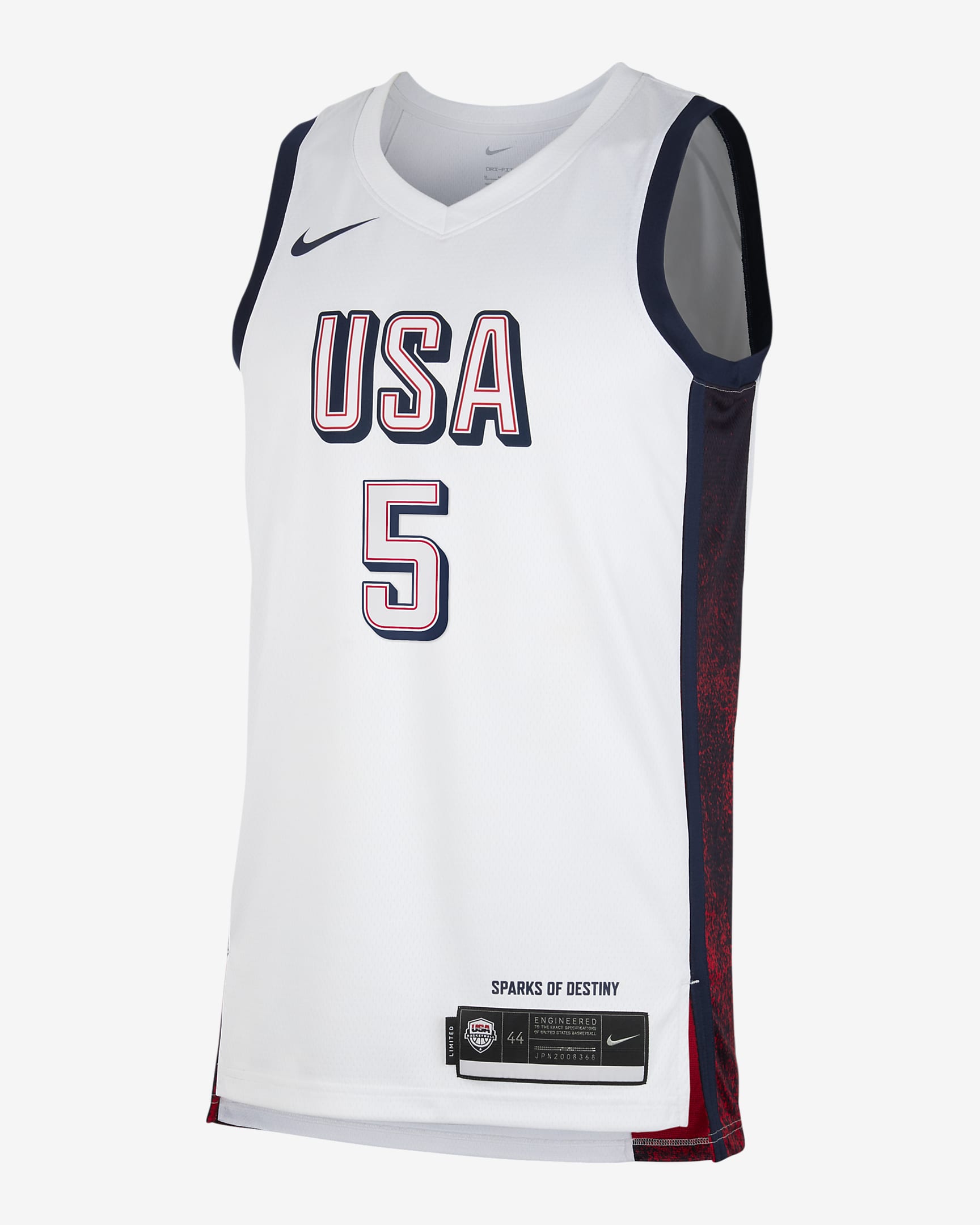 Jersey de básquetbol Nike Dri-FIT unisex Anthony Edwards Team USA USAB ...