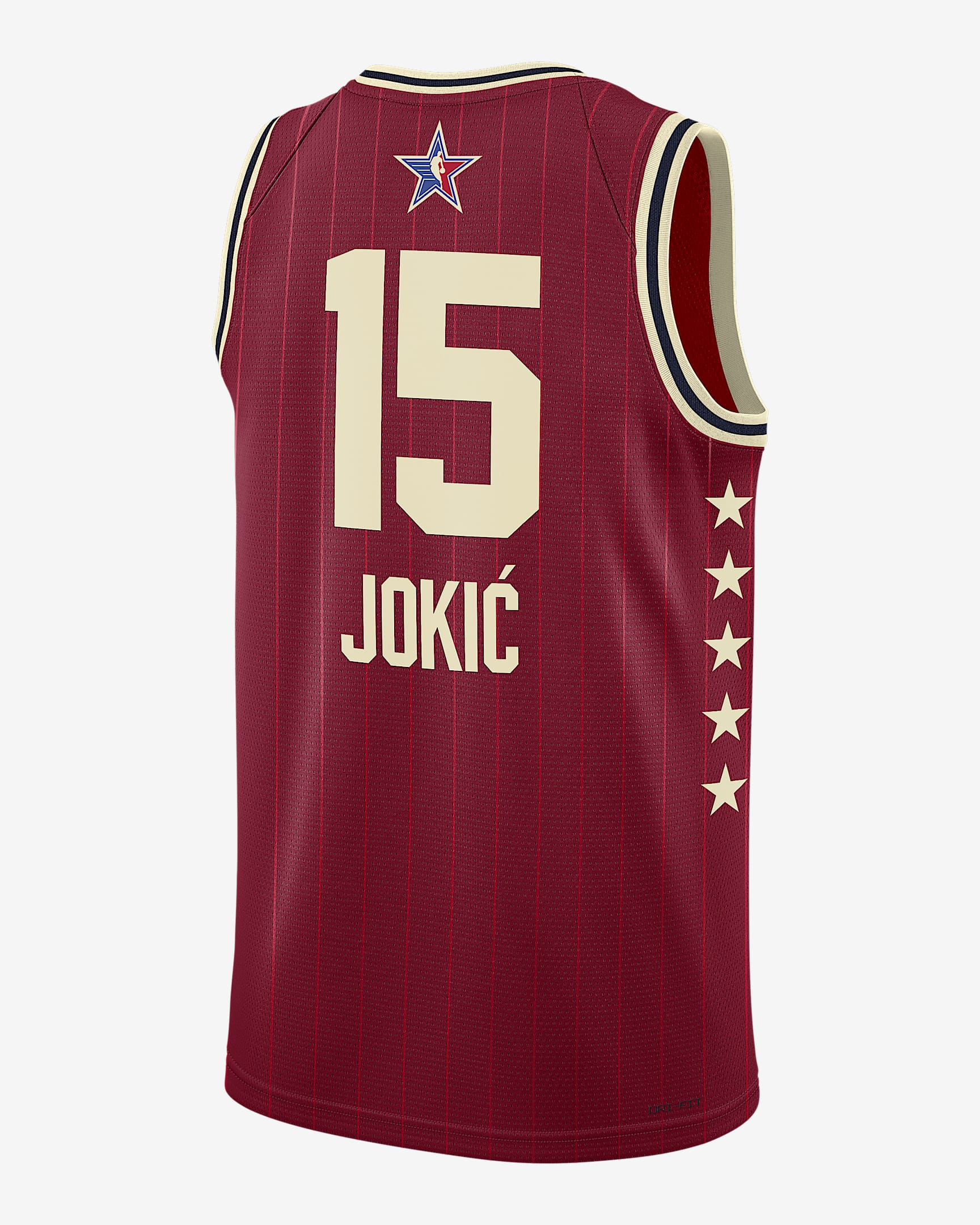 Nikola Jokić 2024 All-Star Weekend Jordan Dri-FIT NBA Swingman Trikot ...