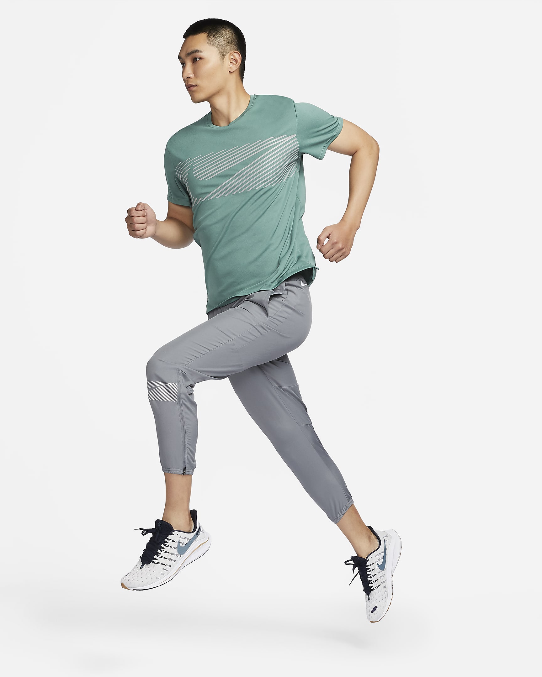 Nike Miler Flash Men's Dri-FIT UV Short-Sleeve Running Top. Nike PH