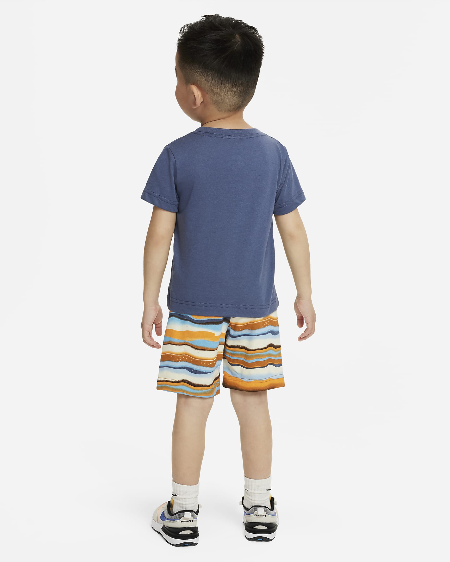 Nike Sportswear "Leave No Trace" Printed Shorts Set Toddler 2-piece Set ...