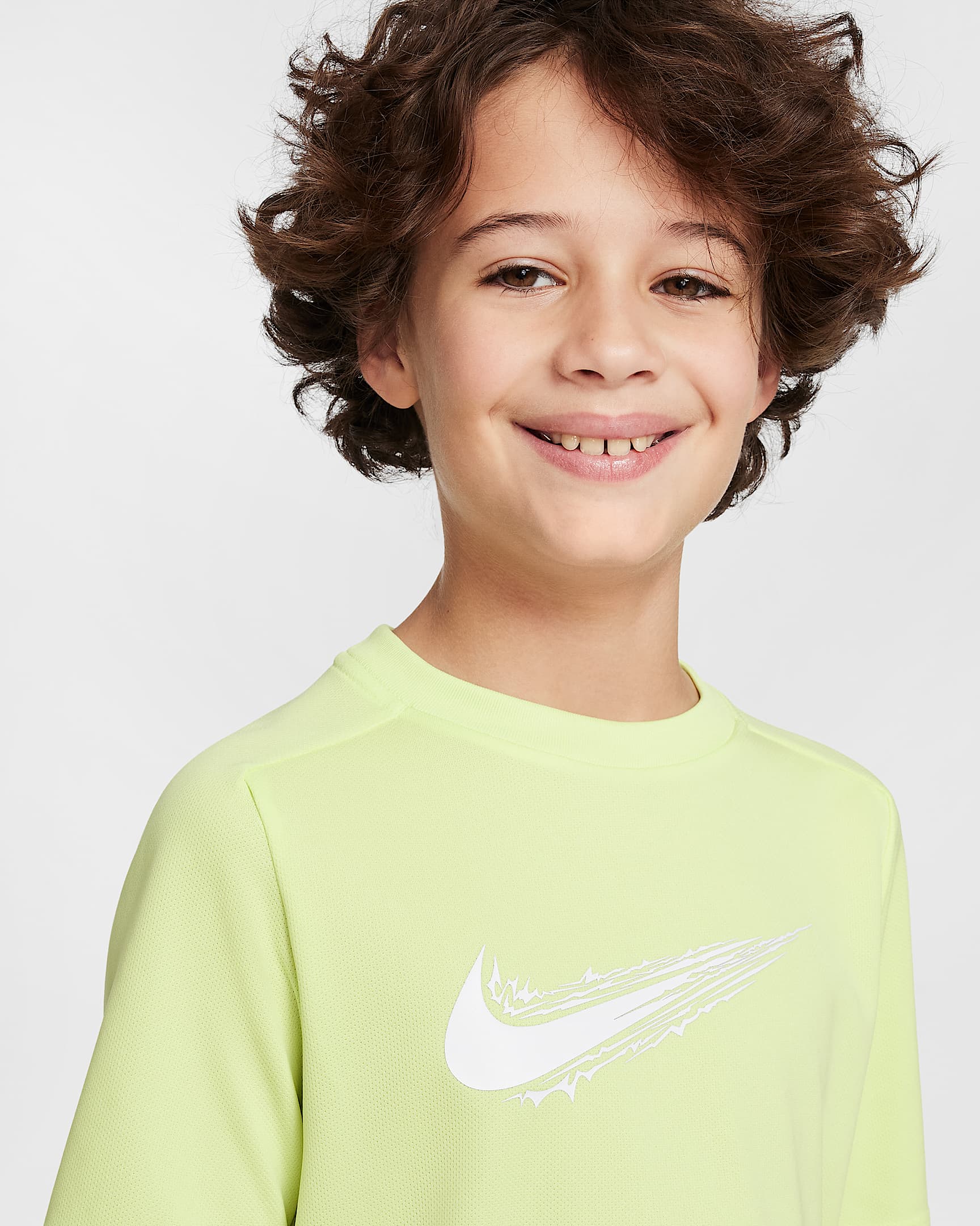 Nike Multi Older Kids' (Boys') Dri-FIT Short-Sleeve Top. Nike UK