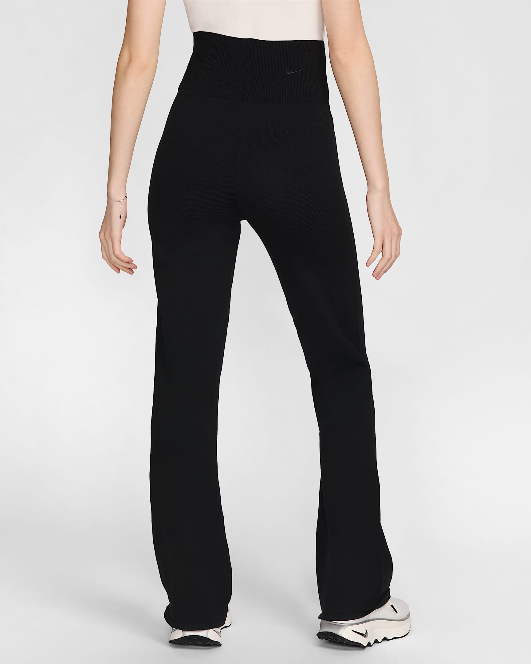 Nike Sportswear Chill Knit Women's Tight High-Waisted Jumper Flared ...