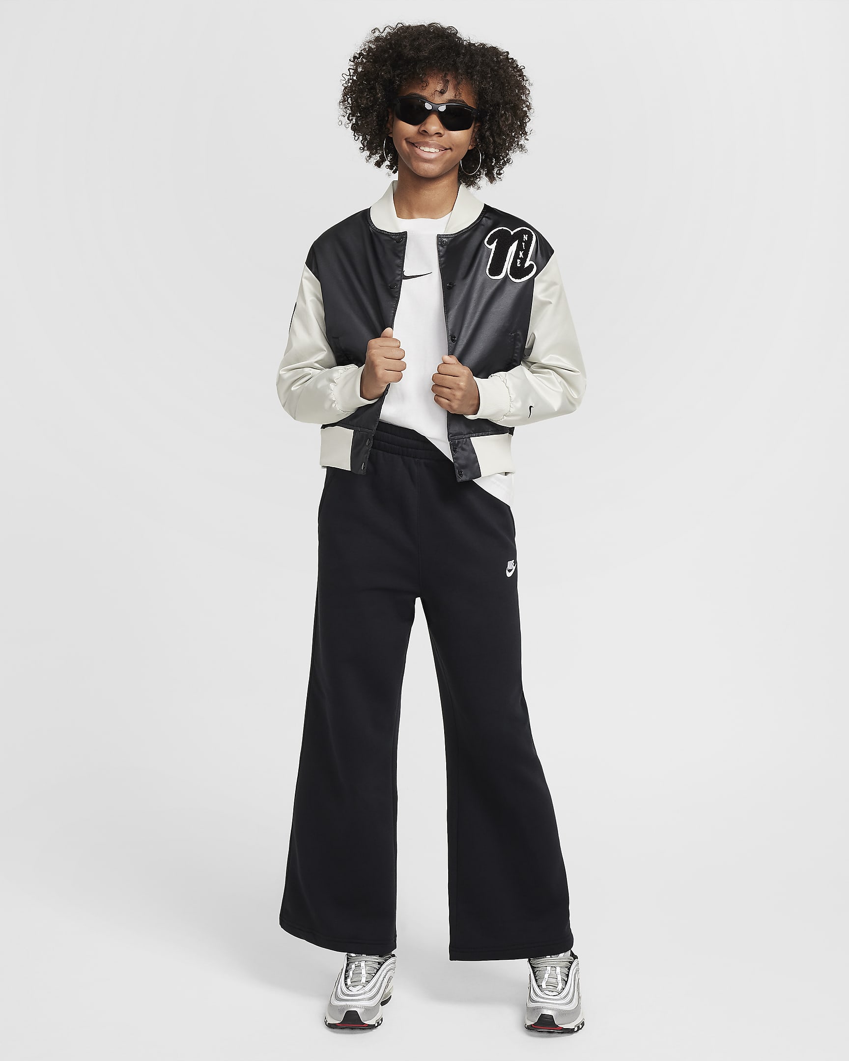 Nike Sportswear Girls' Varsity Jacket. Nike.com
