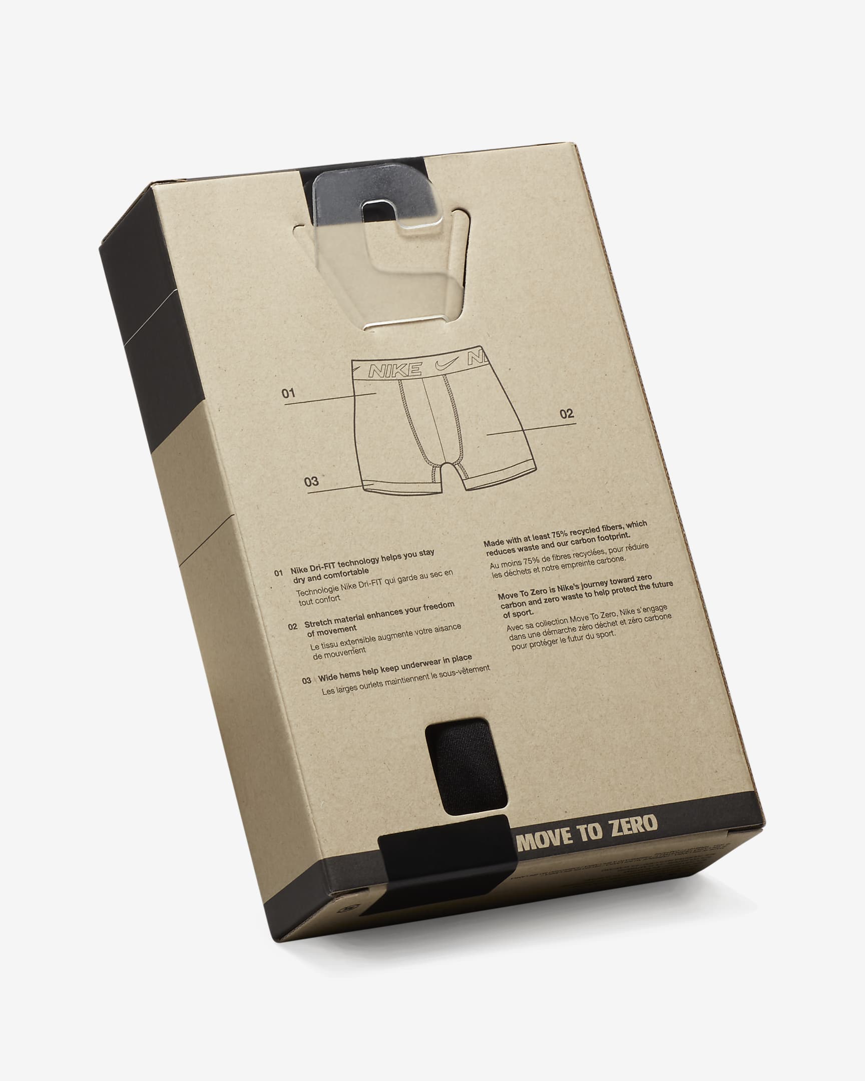 Ropa interior Dri-FIT para niños talla grande Nike Essentials (paquete ...