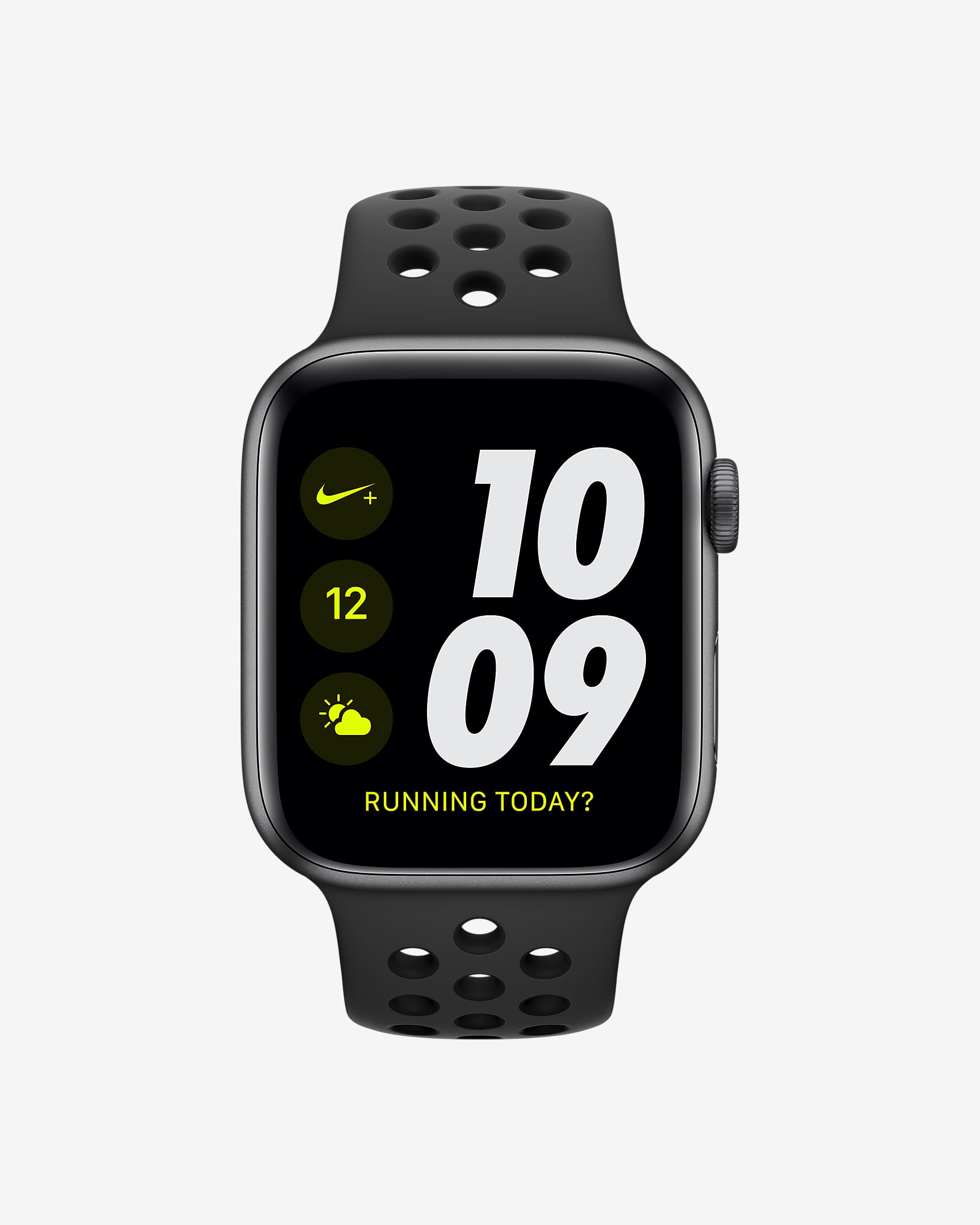 Apple Watch Nike+ Series 4 (GPS + Cellular) with Nike Sport Band Open ...