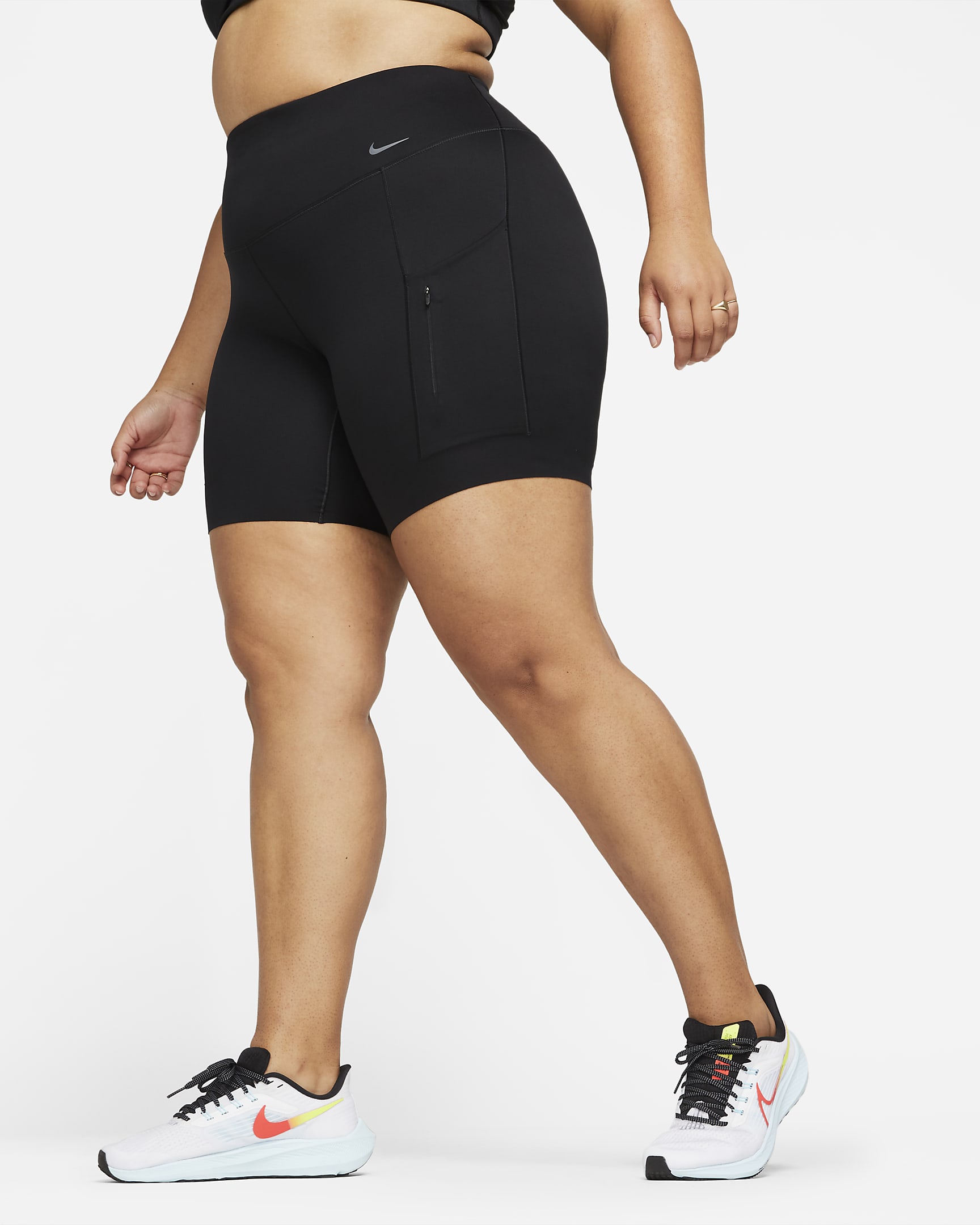 Nike Go Women's Firm-Support High-Waisted 20cm (approx.) Biker Shorts ...