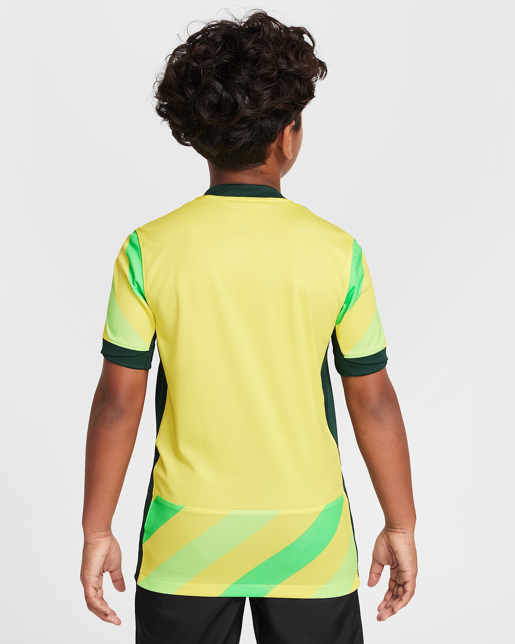 Ausztrália 2025/26 Stadium hazai Nike Dri-FIT replika futballmez nagyobb gyerekeknek. Nike HU