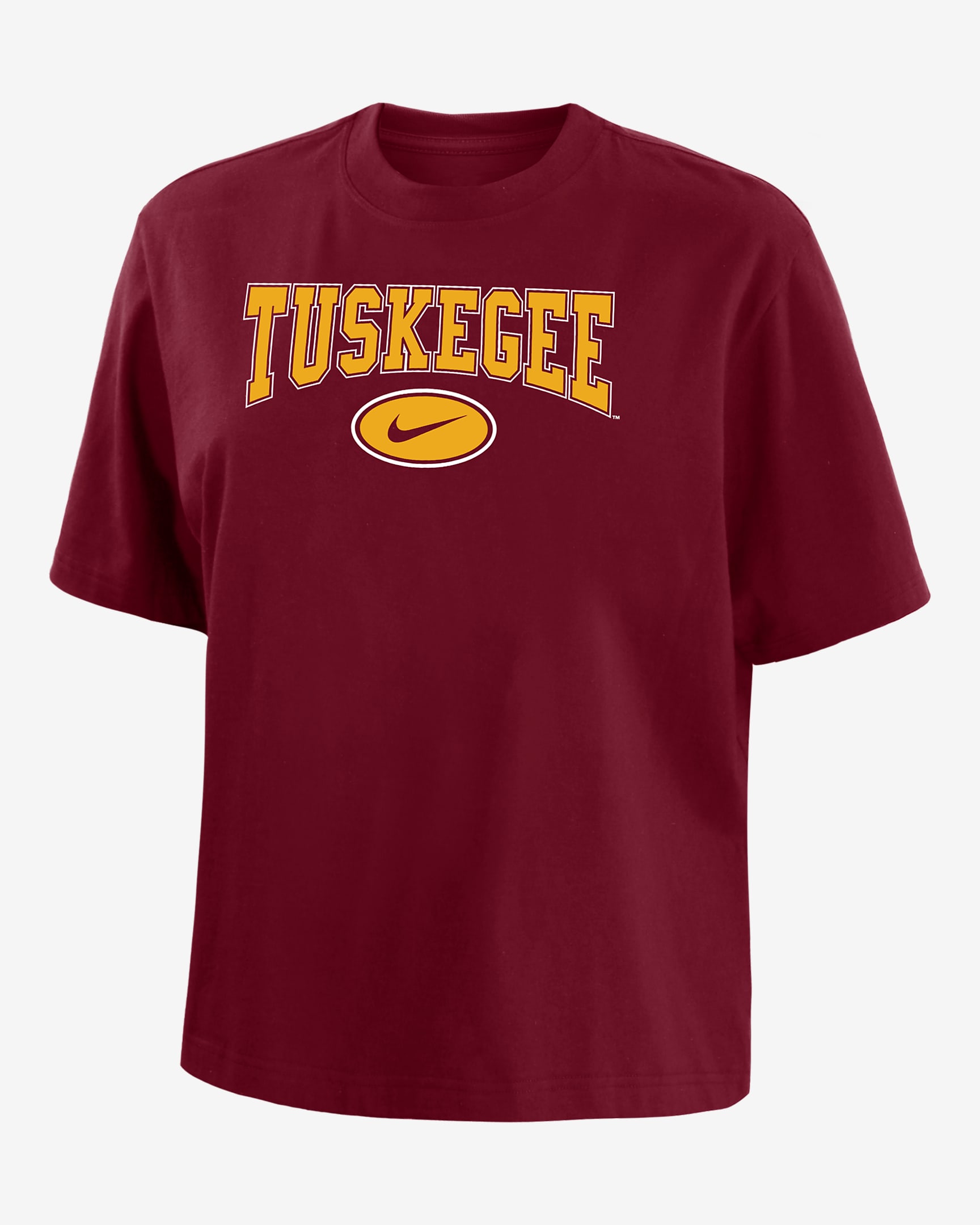Tuskegee Women's Nike College Boxy T-Shirt. Nike.com