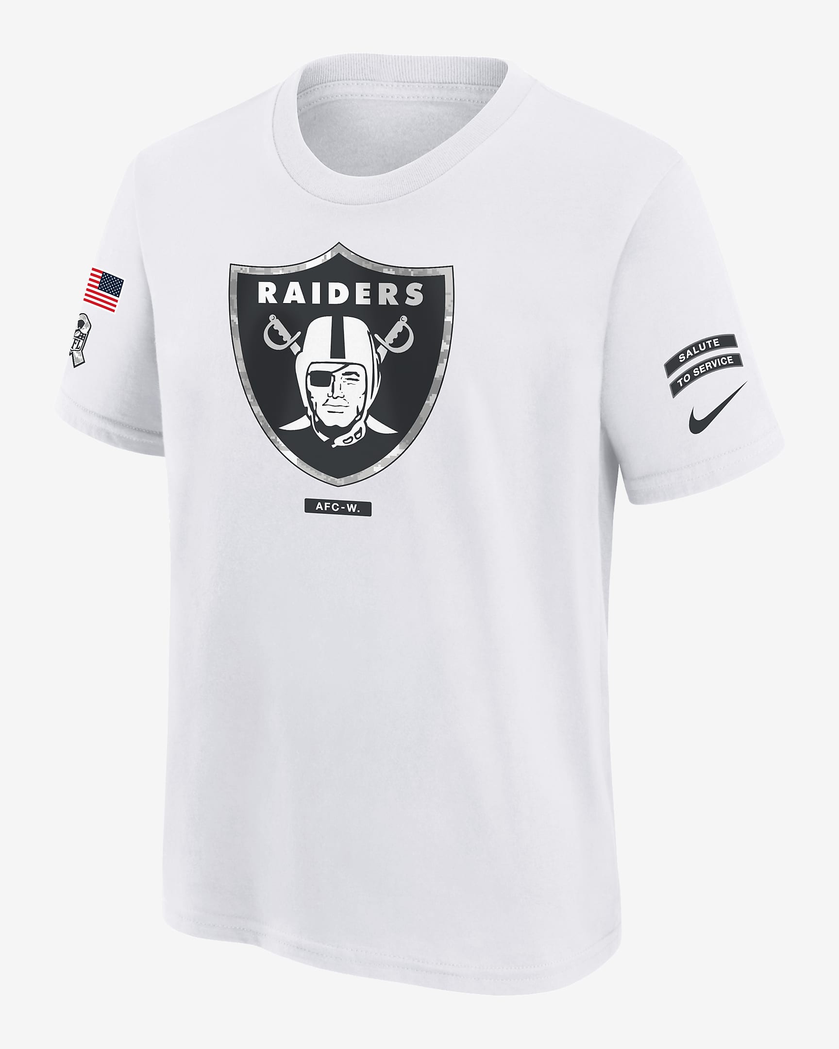 Las Vegas Raiders Salute to Service Primary Edge Legend Big Kids' Nike ...