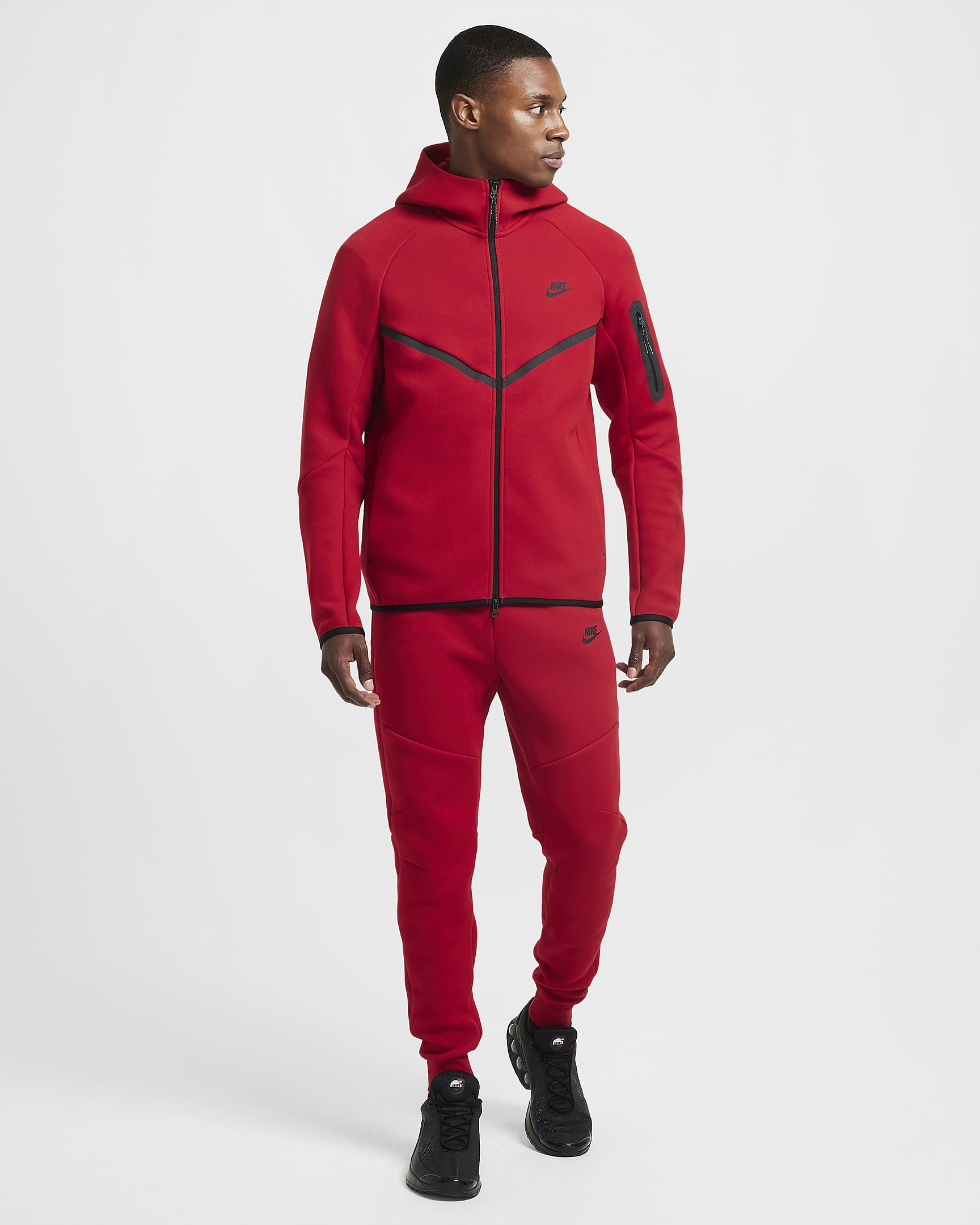 Nike Tech Men's Full-Zip Windrunner Hoodie. Nike AT