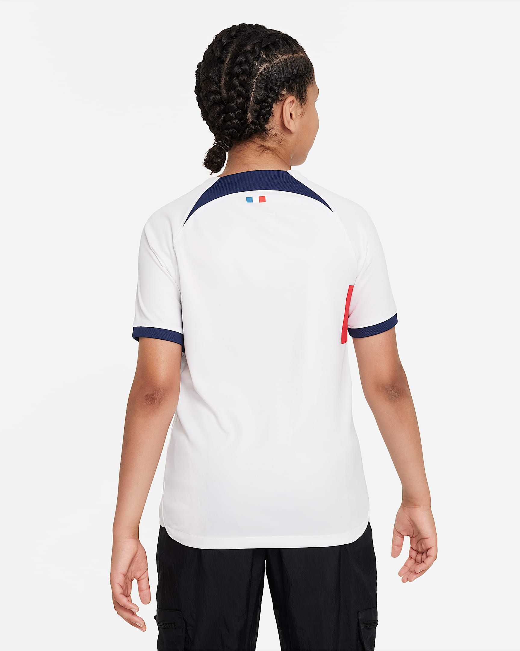 Paris Saint-Germain 2023/24 Stadium Away Older Kids' Nike Dri-FIT Football Shirt. Nike NZ