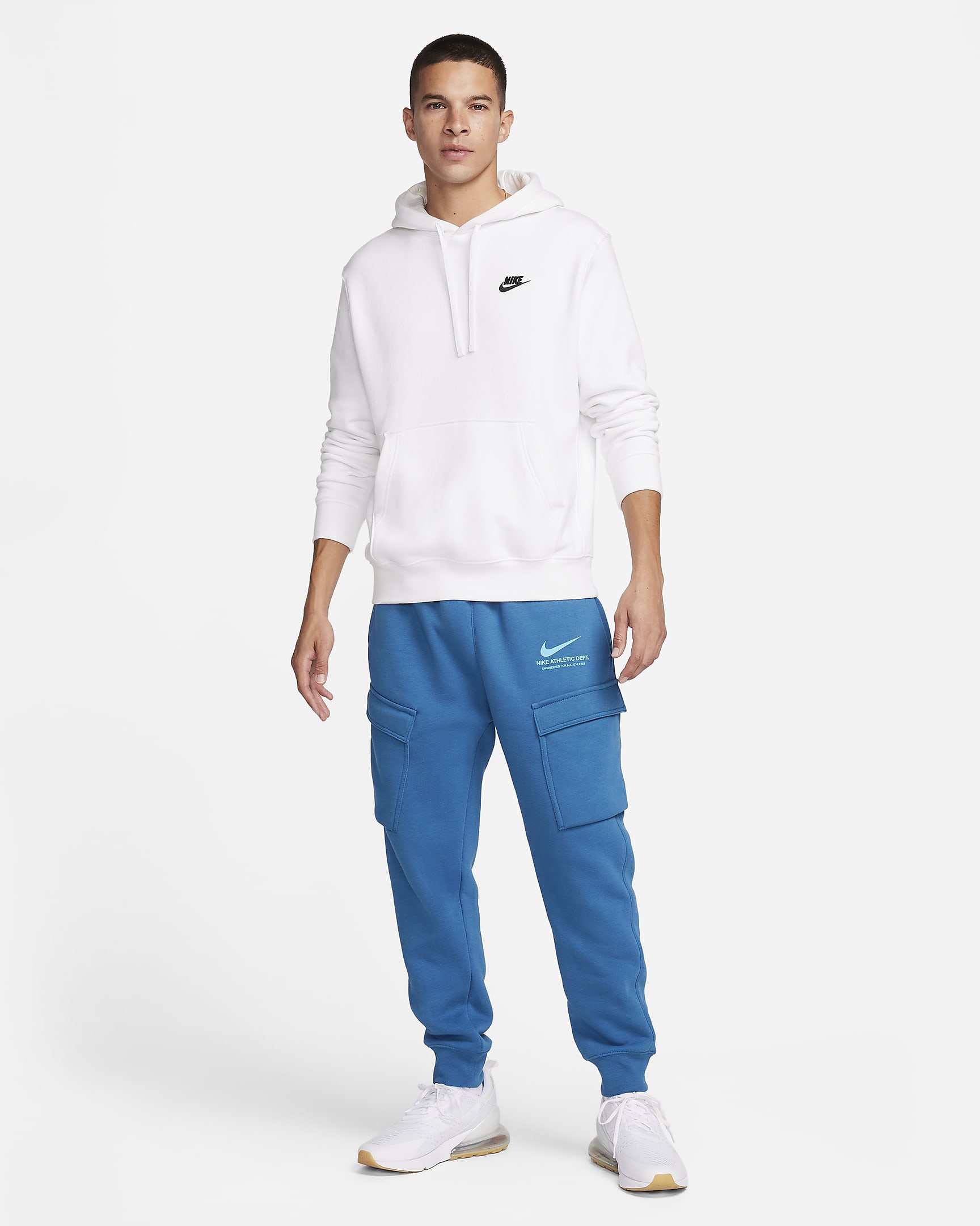 Nike Sportswear Men's Fleece Cargo Trousers. Nike NL