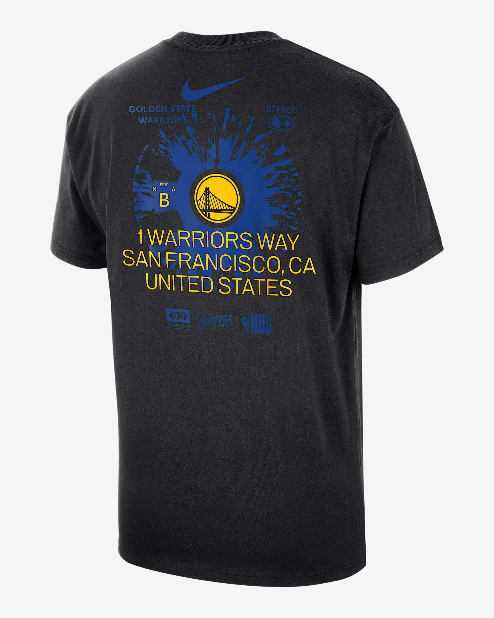 Golden State Warriors Max90 Men's Nike NBA T-Shirt. Nike IN