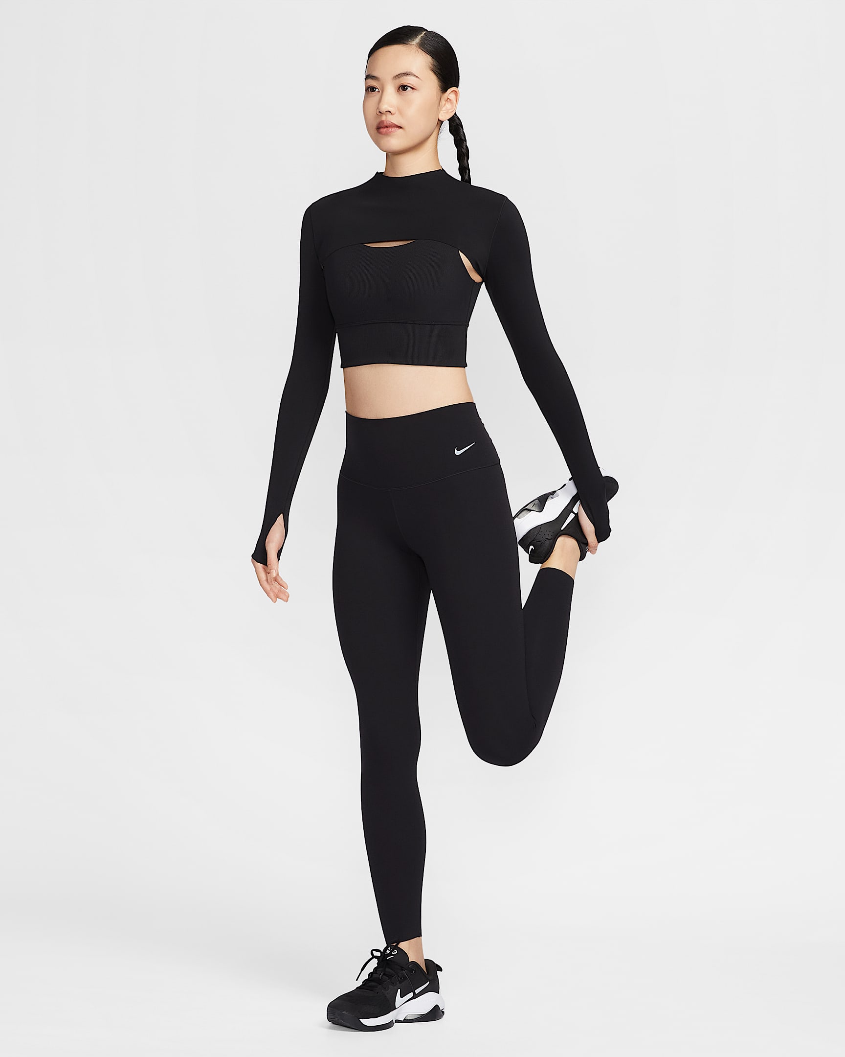 Nike Zenvy Women's Dri-FIT Long-Sleeve Shrug Top. Nike ID