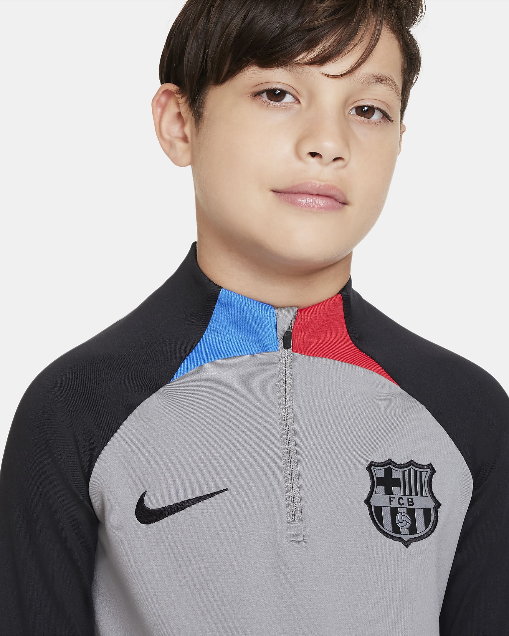 F.C. Barcelona Older Kids' Nike Dri-FIT Strike Football Drill Top. Nike NZ