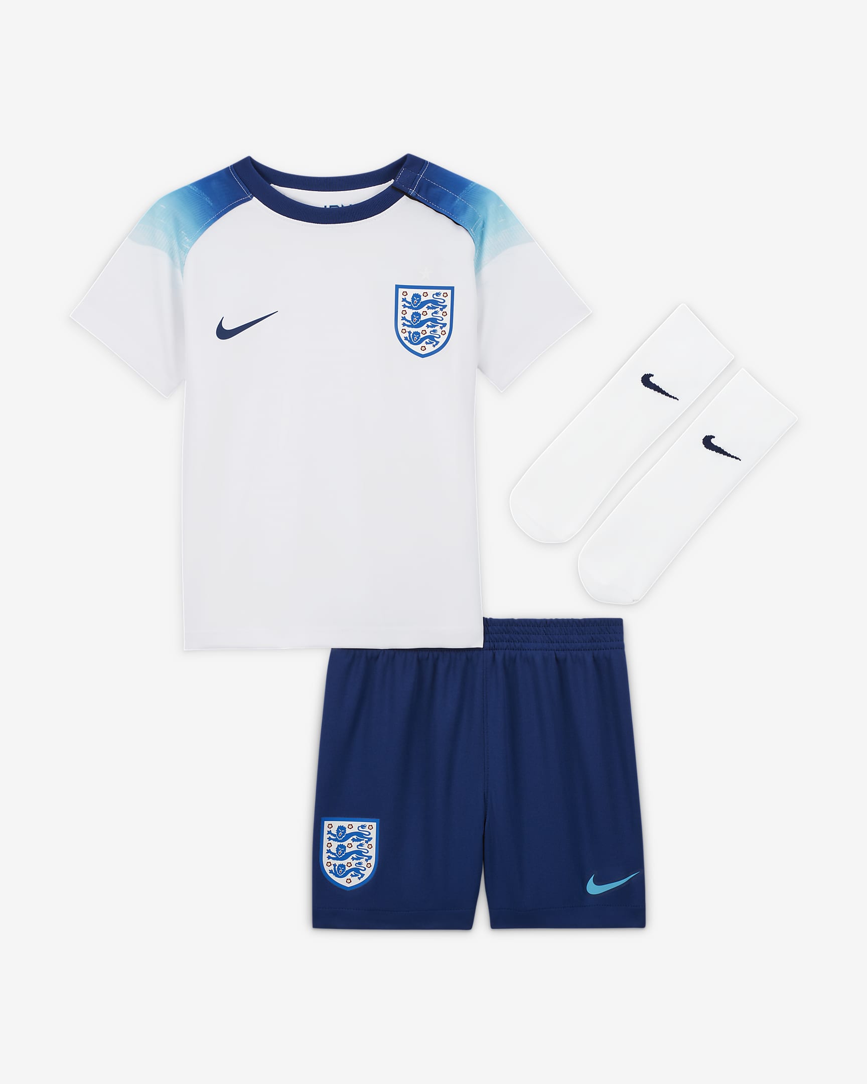 England 2022/23 Home Baby/Toddler Football Kit. Nike NL