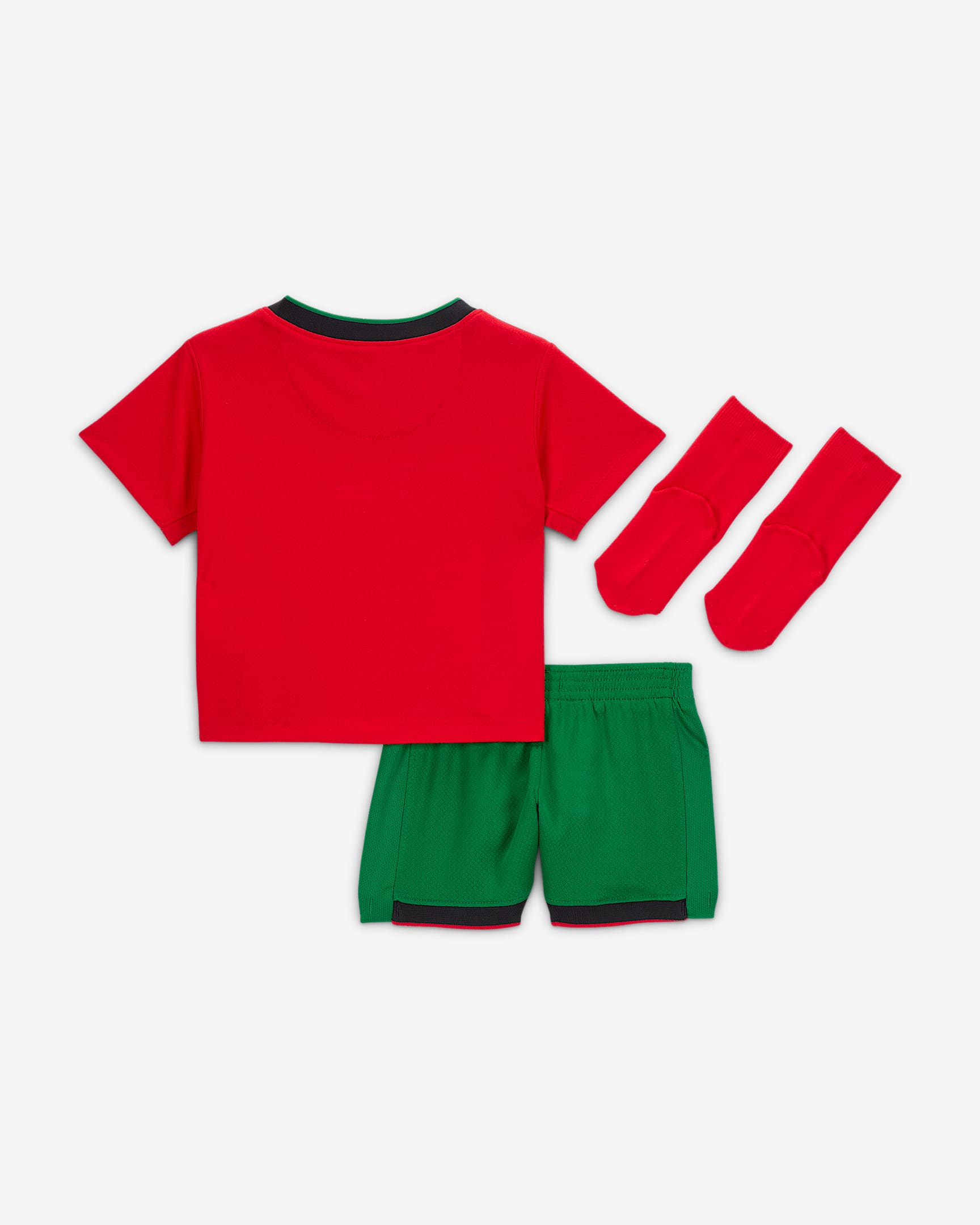 Portugal 2024 Stadium Home Baby/Toddler Nike Football Replica 3-Piece ...