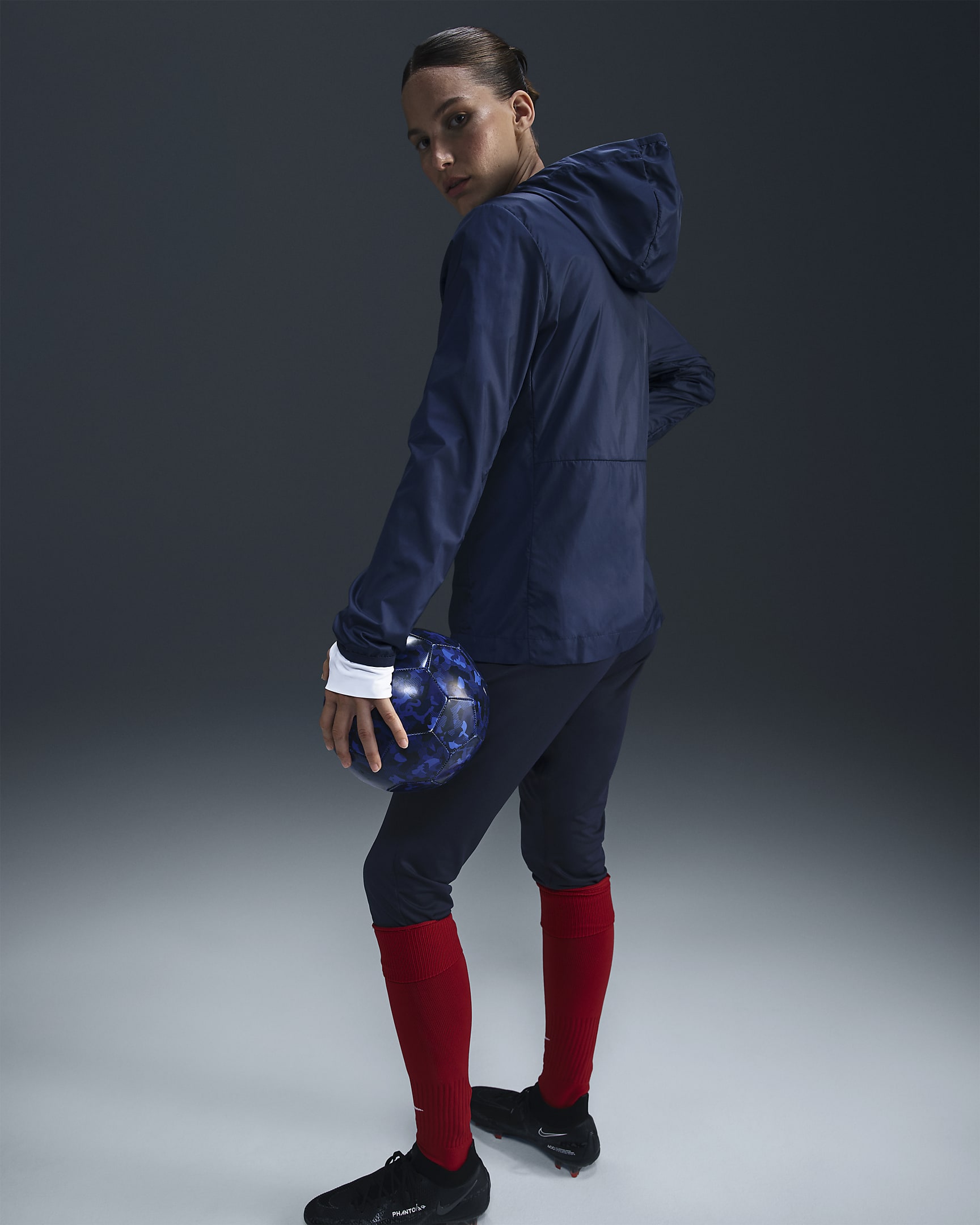 USMNT Academy Pro Women's Nike Soccer Hooded Rain Jacket. Nike.com