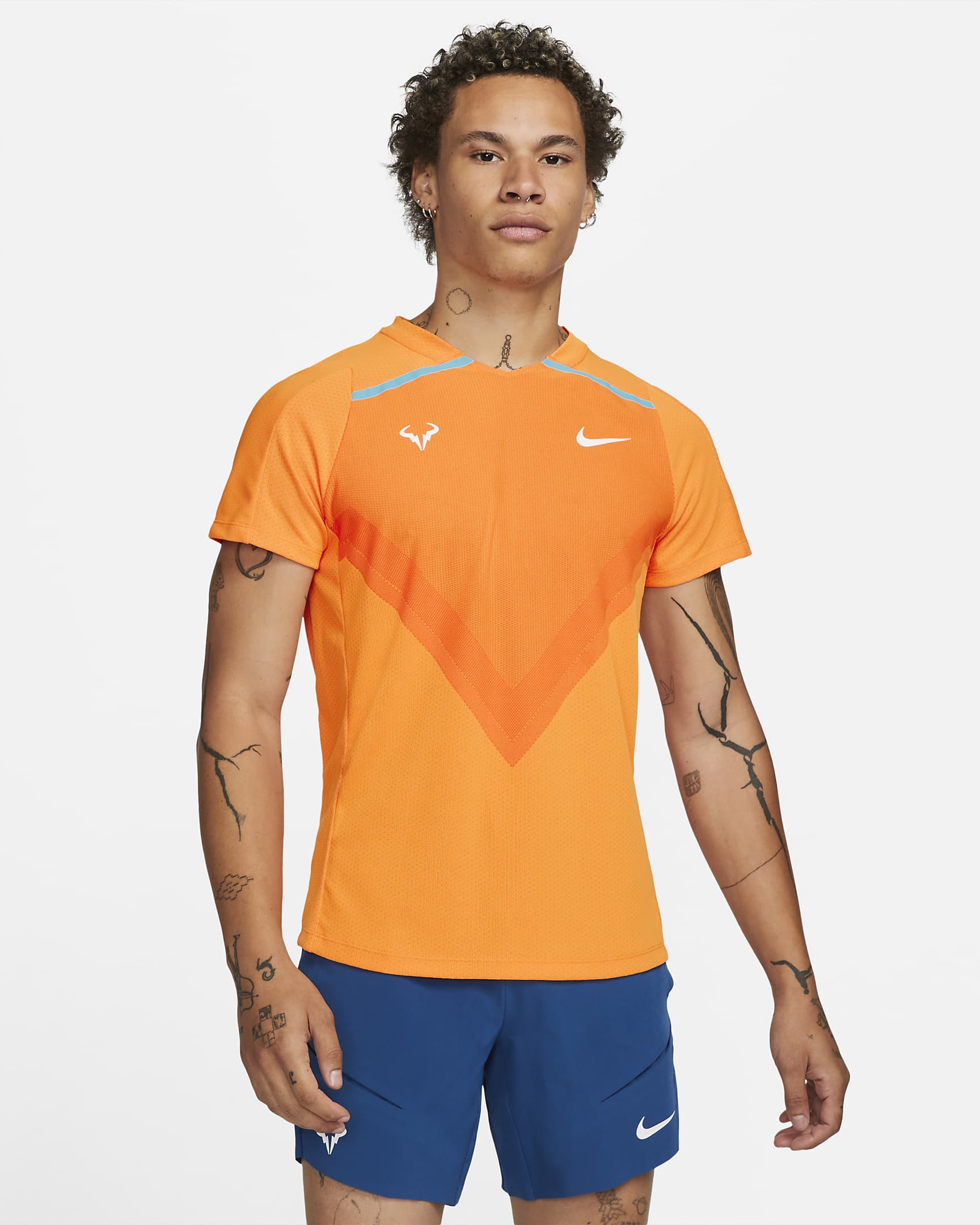 NikeCourt Dri-FIT ADV Rafa Men's Short-Sleeve Tennis Top. Nike IE