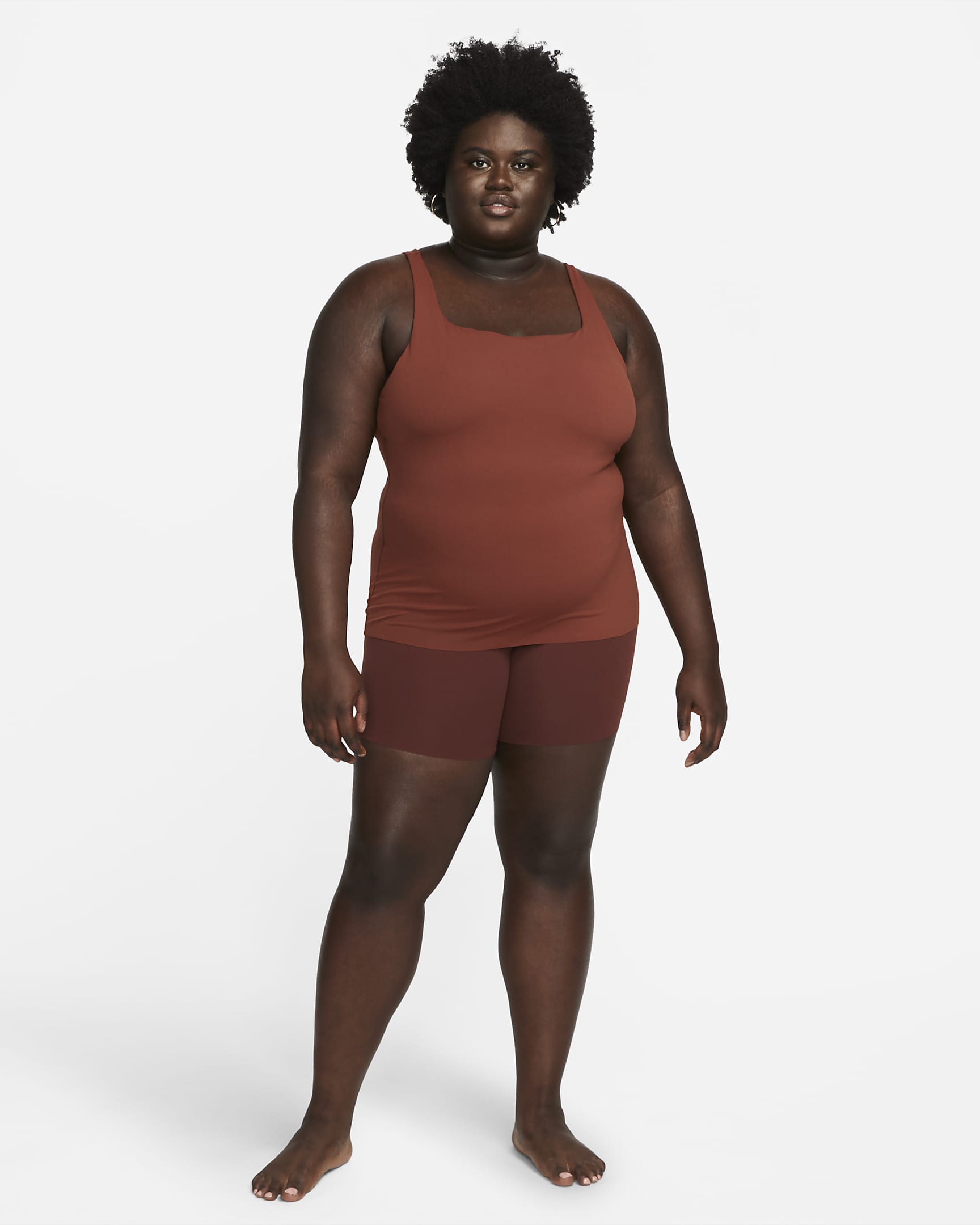 Nike Yoga Luxe Womens Shelf Bra Tank Plus Size