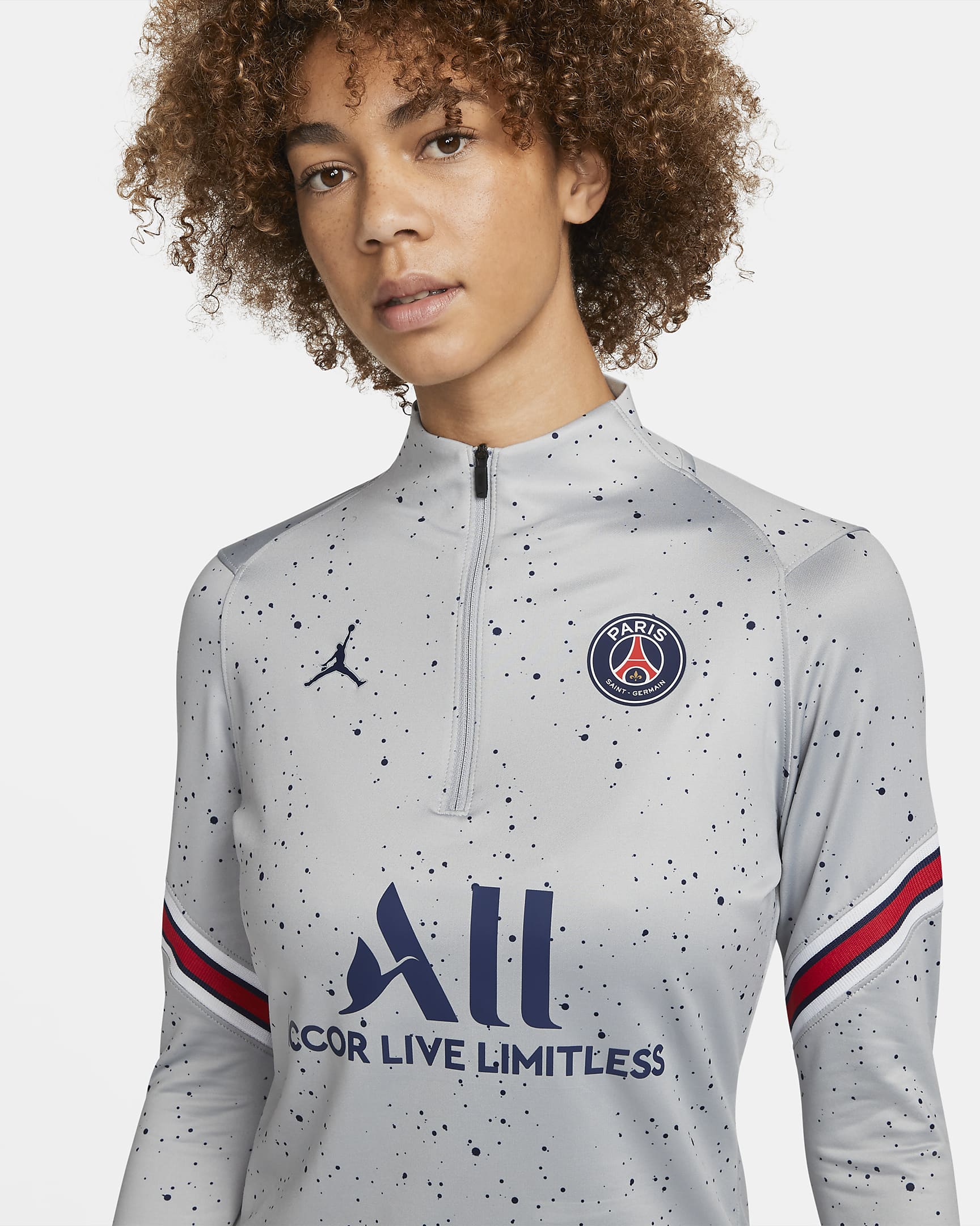 Haut d'entraînement de football Nike Dri-FIT Paris Saint-Germain Strike Fourth pour Femme. Nike LU
