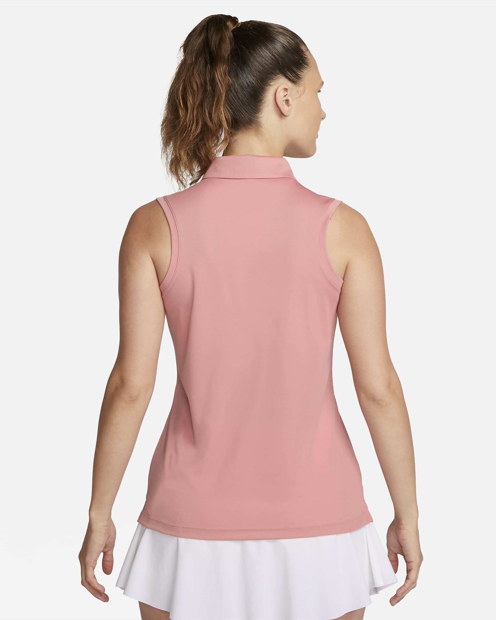 Nike Dri Fit Victory Womens Sleeveless Golf Polo Nike Bg
