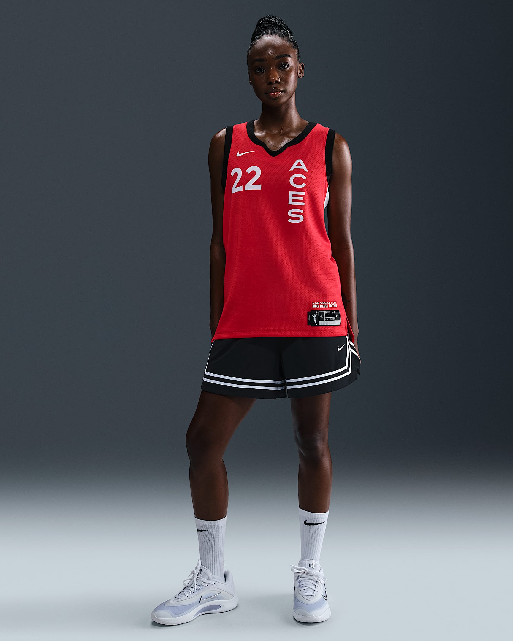A'ja Wilson Las Vegas Aces 2024 Rebel Edition Nike Dri-FIT WNBA Victory ...