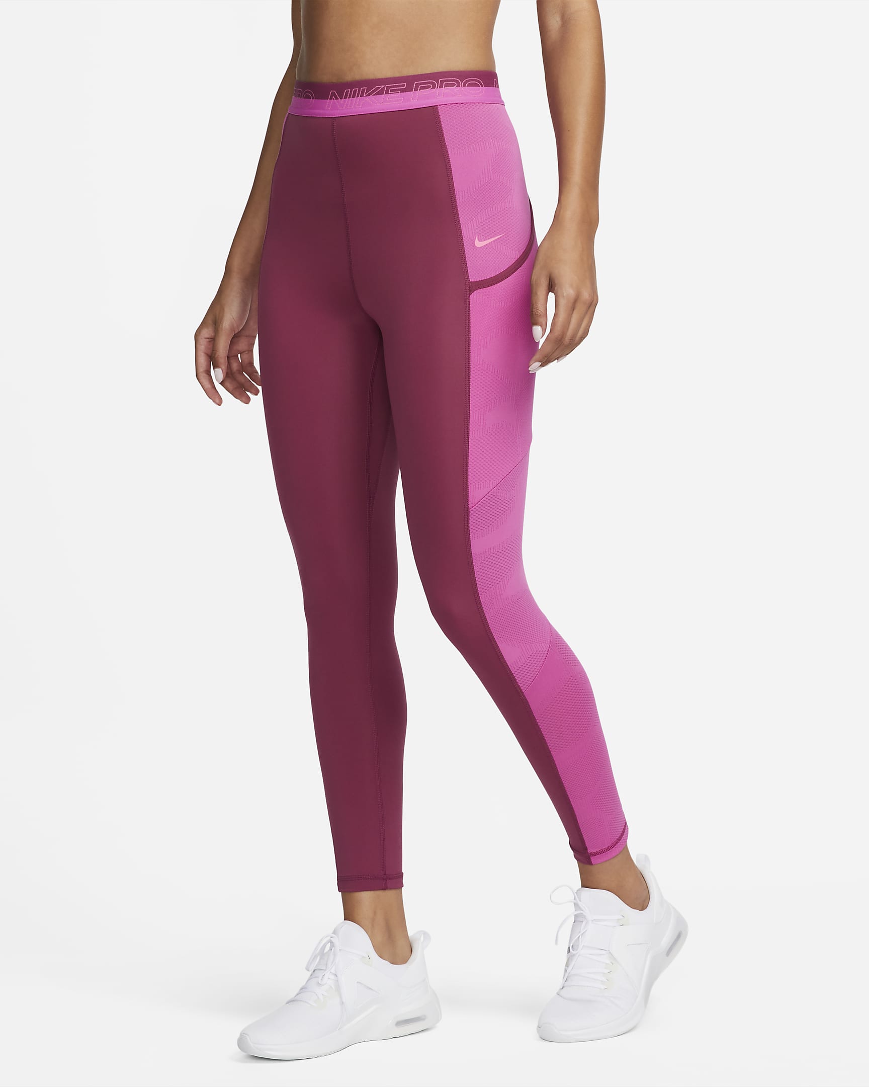 Nike Pro Womens High Waisted 78 Training Leggings With Pockets Nike Ae