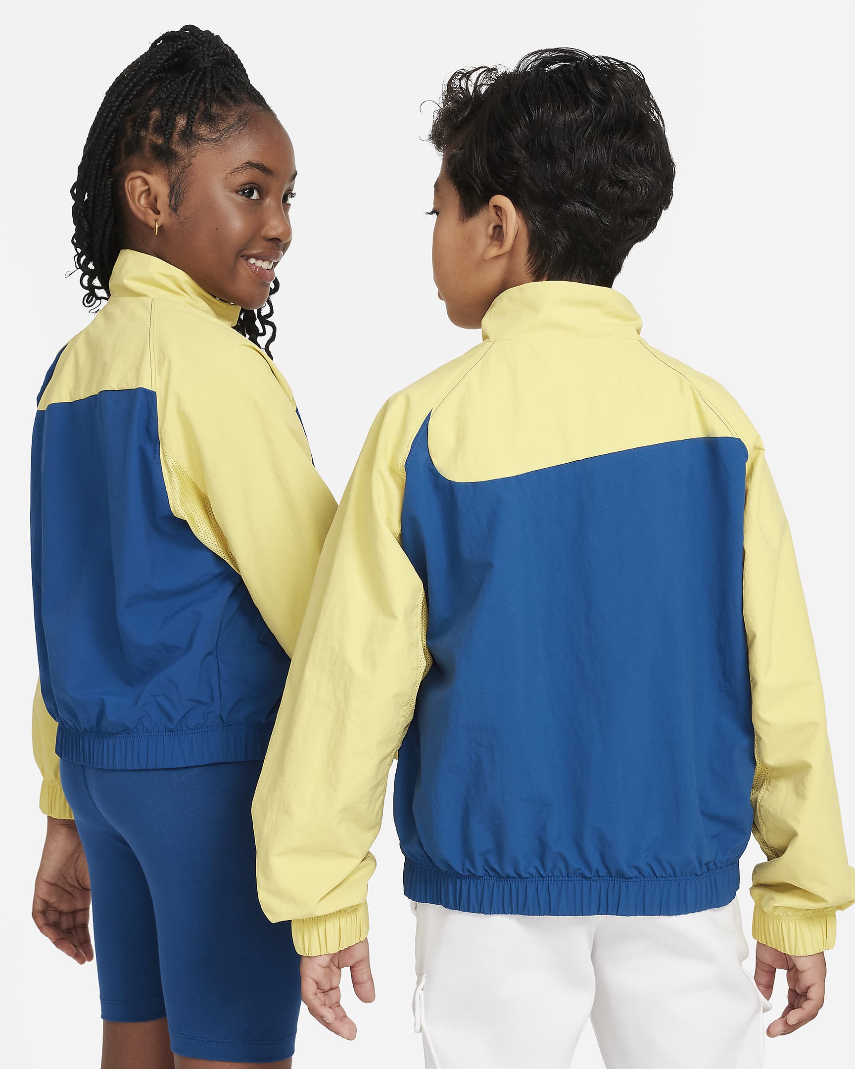 Nike Sportswear Amplify Older Kids' Woven Full-Zip Jacket. Nike PH