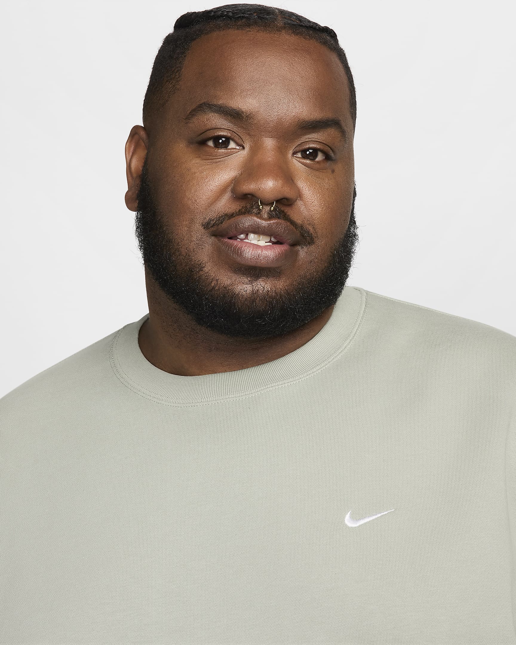 Nike Solo Swoosh Men's Fleece Crew. Nike UK