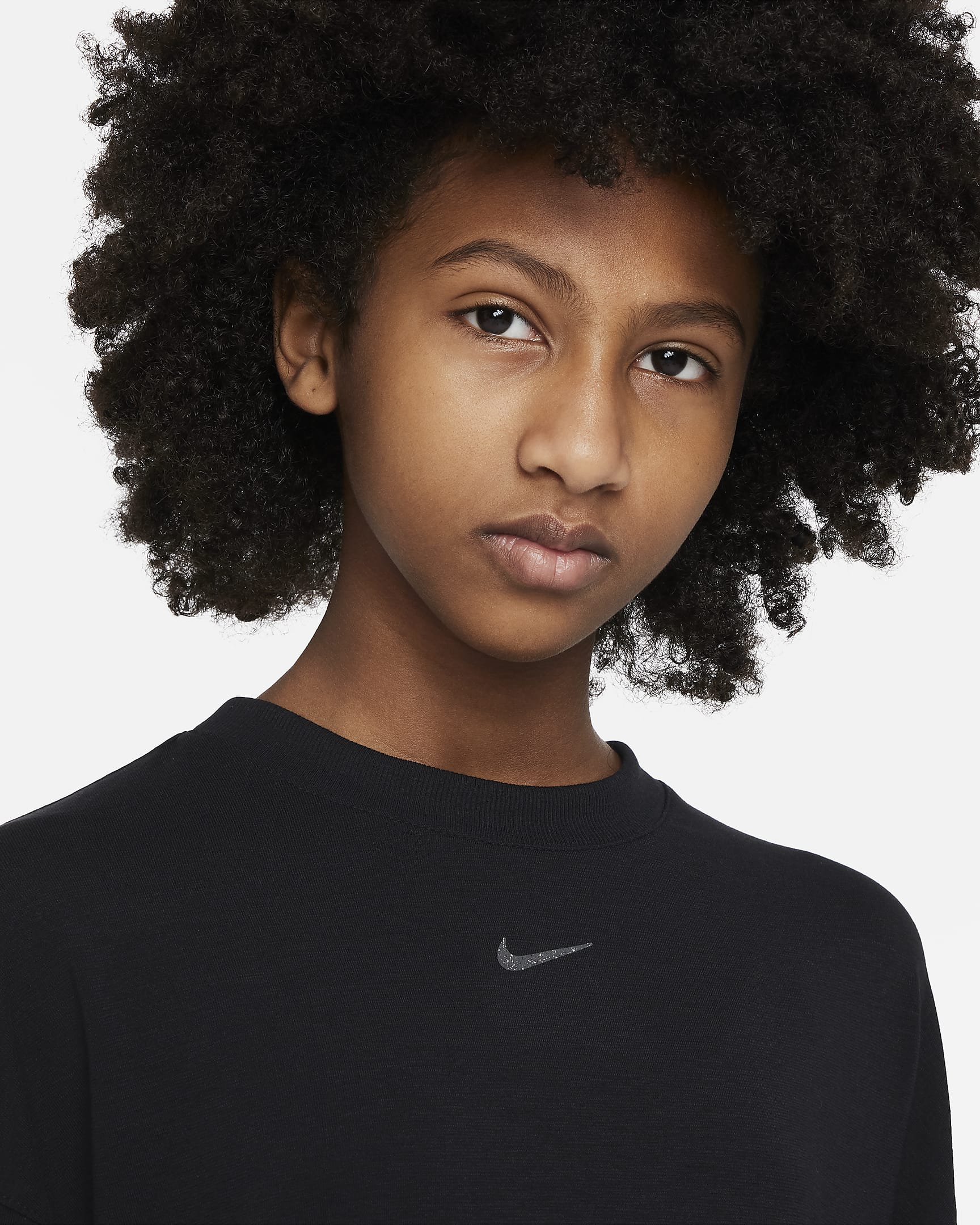 Nike Yoga Dri-FIT Older Kids' (Girls') Training Top. Nike LU