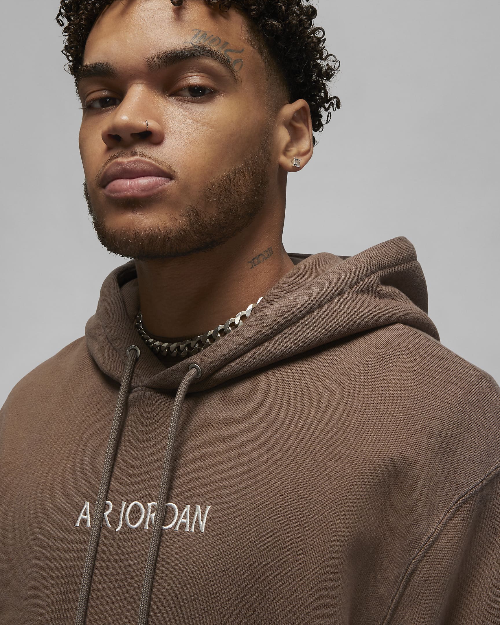 Air Jordan Wordmark Men's Fleece Hoodie. Nike LU