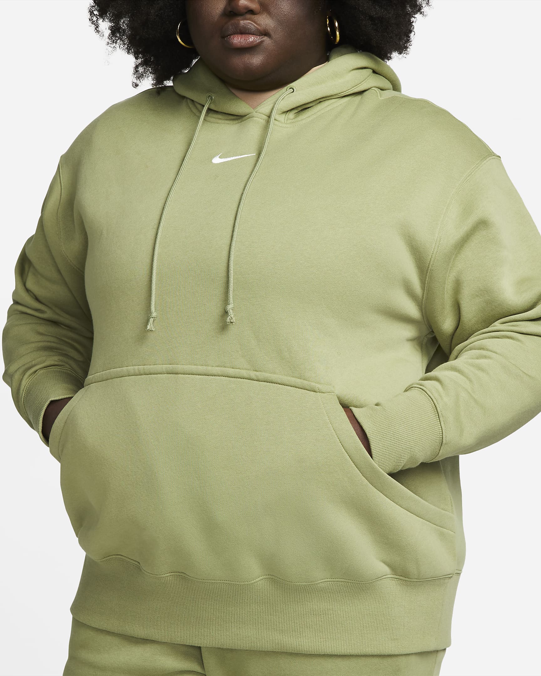 Nike Sportswear Phoenix Fleece Women's Oversized Pullover Hoodie (Plus Size). Nike SA